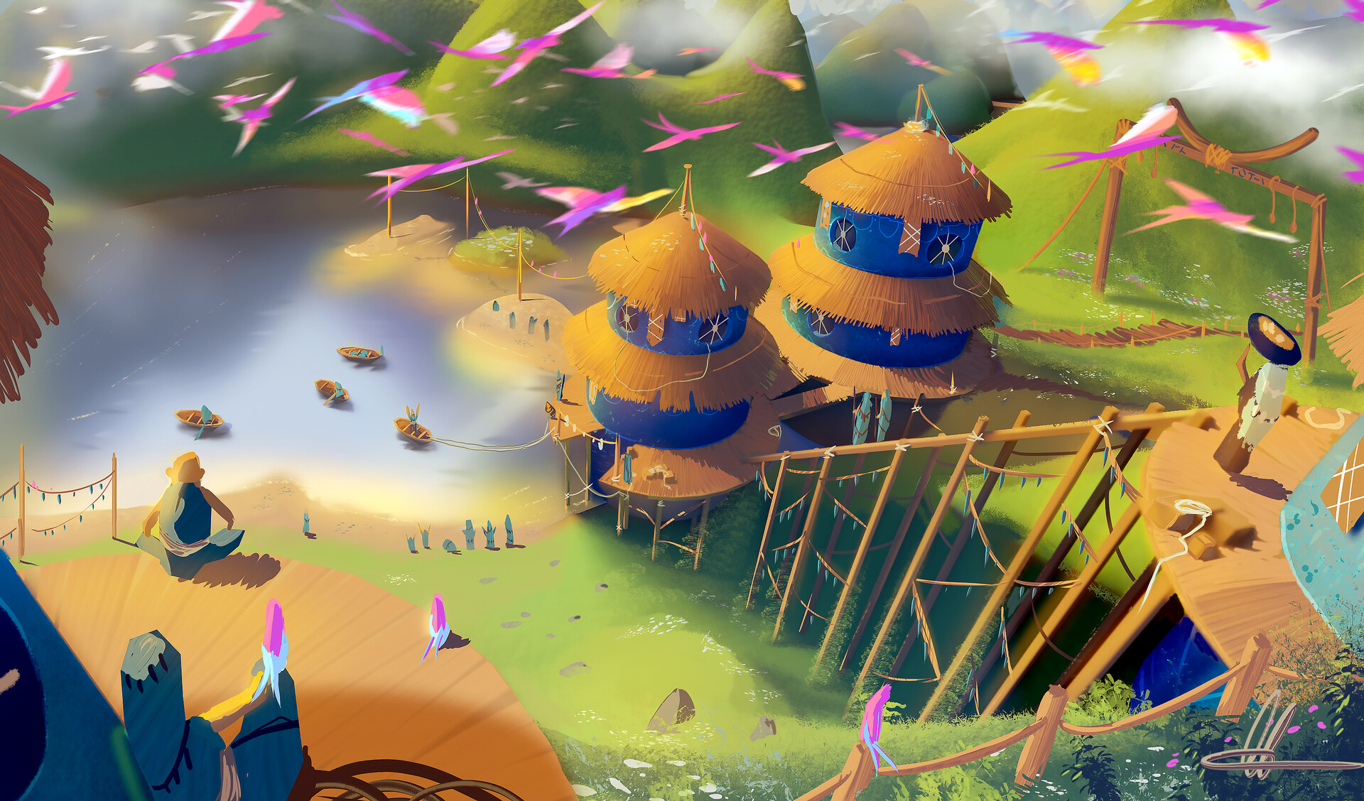 Cris Oliver - The Arrival - Concept art