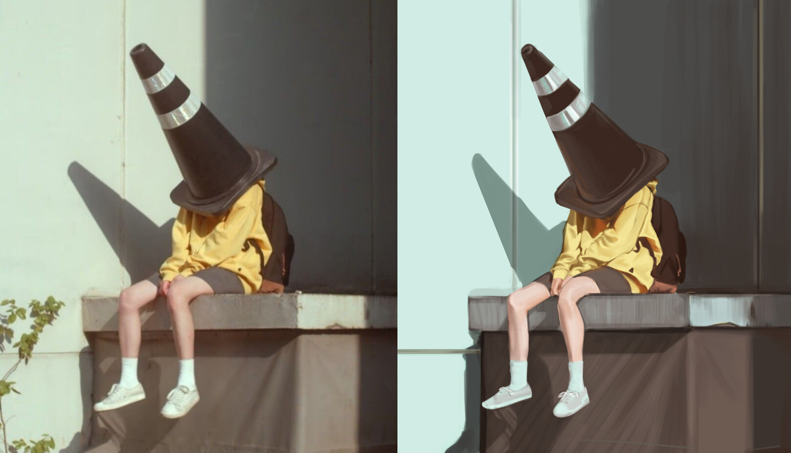 ArtStation - Digital Colour Studies (4) Conehead