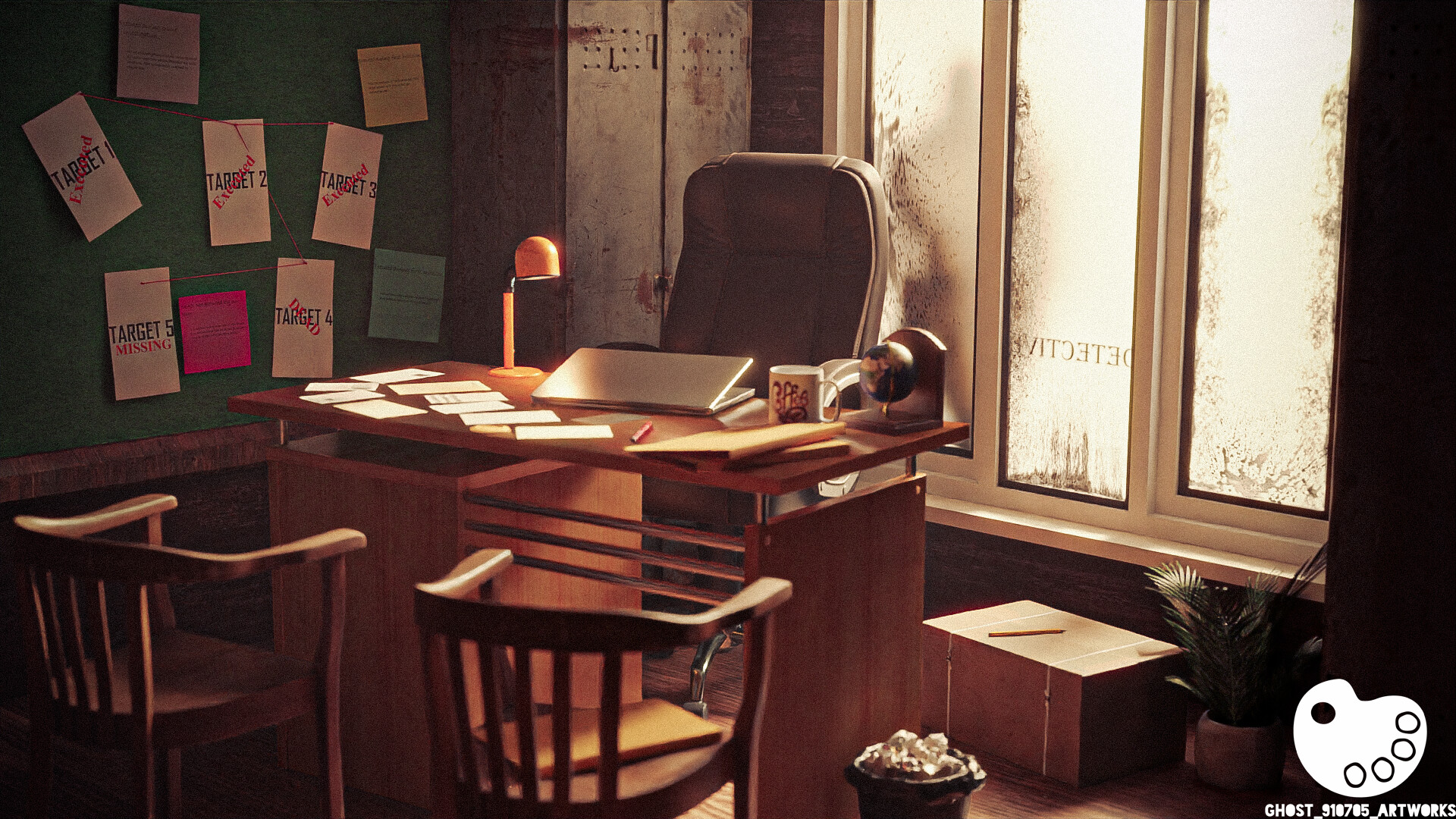 ArtStation - Detective Room