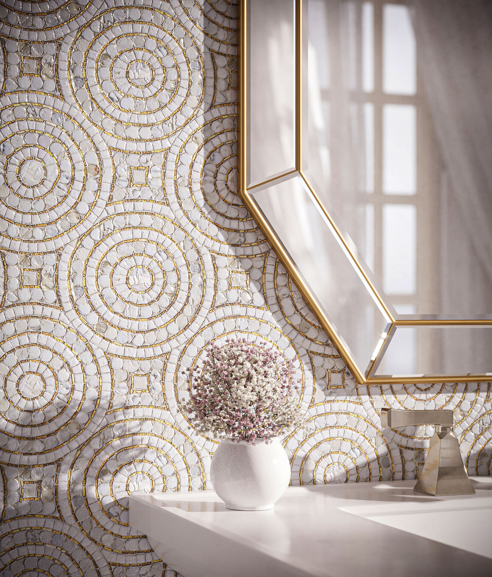 ArtStation - Beautiful Mosaic Work in 3D