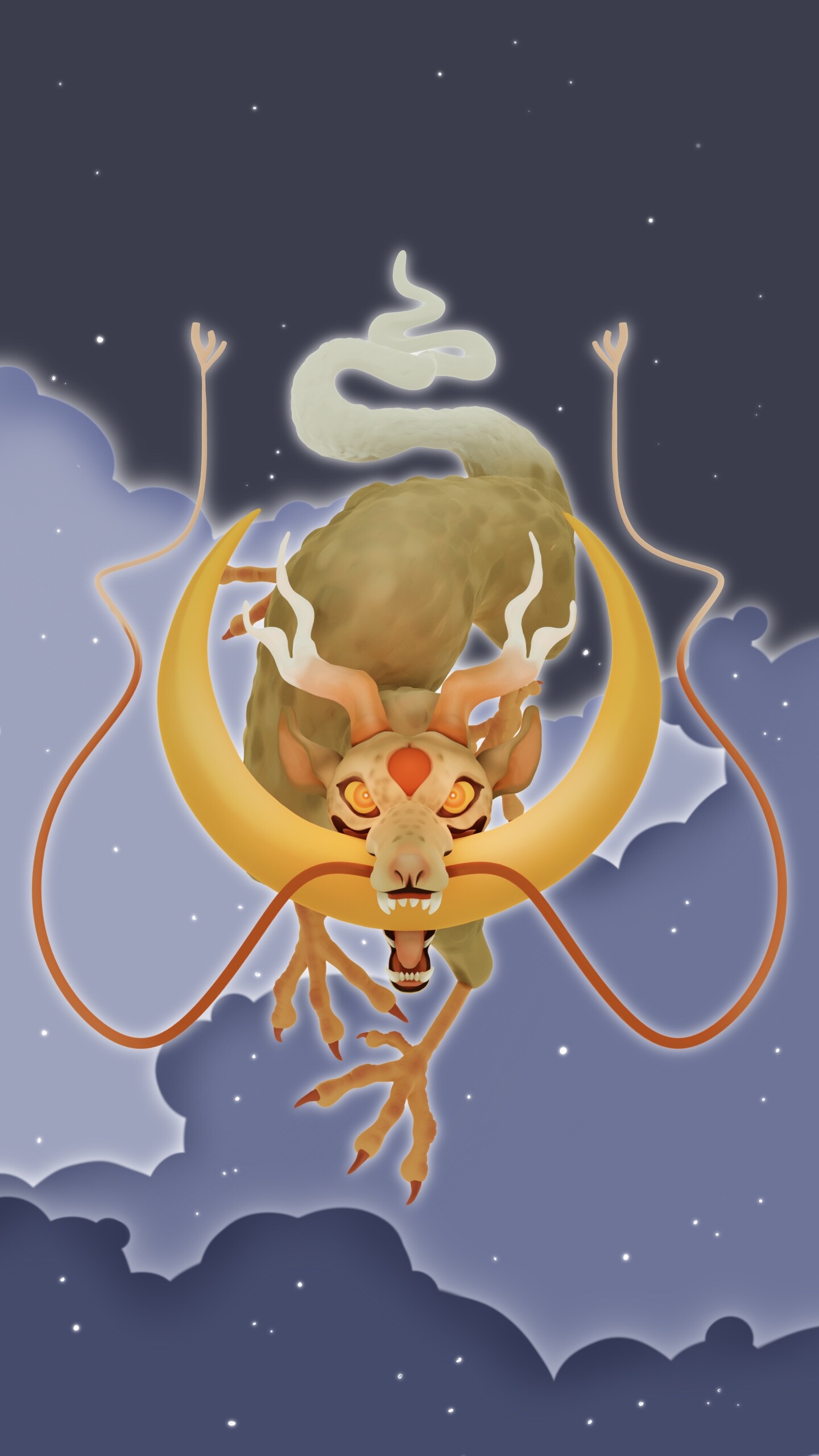ArtStation - Moon Dragon