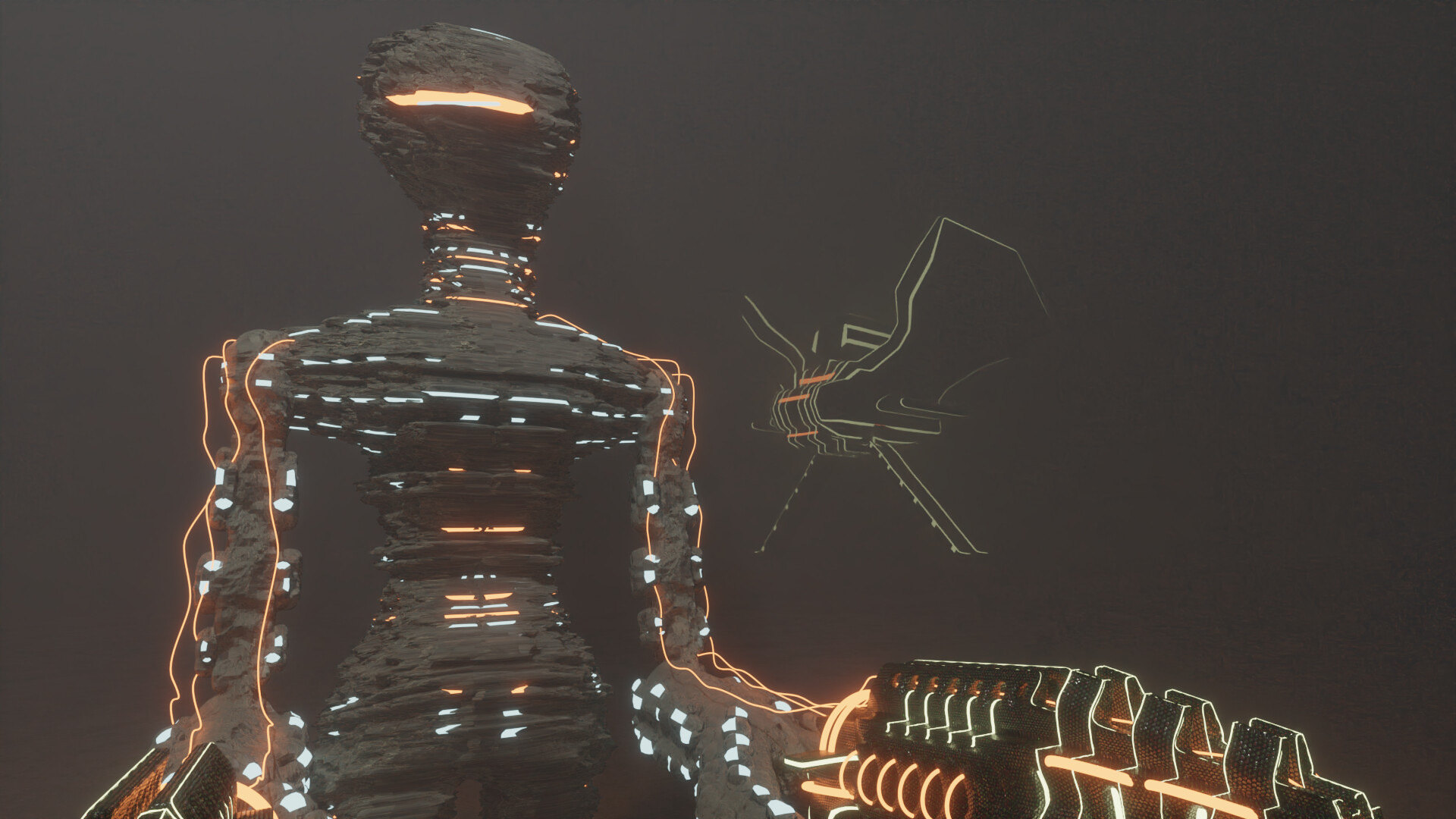 ArtStation - 3D model. BioMechanics. Humanoid. Part 2/4.