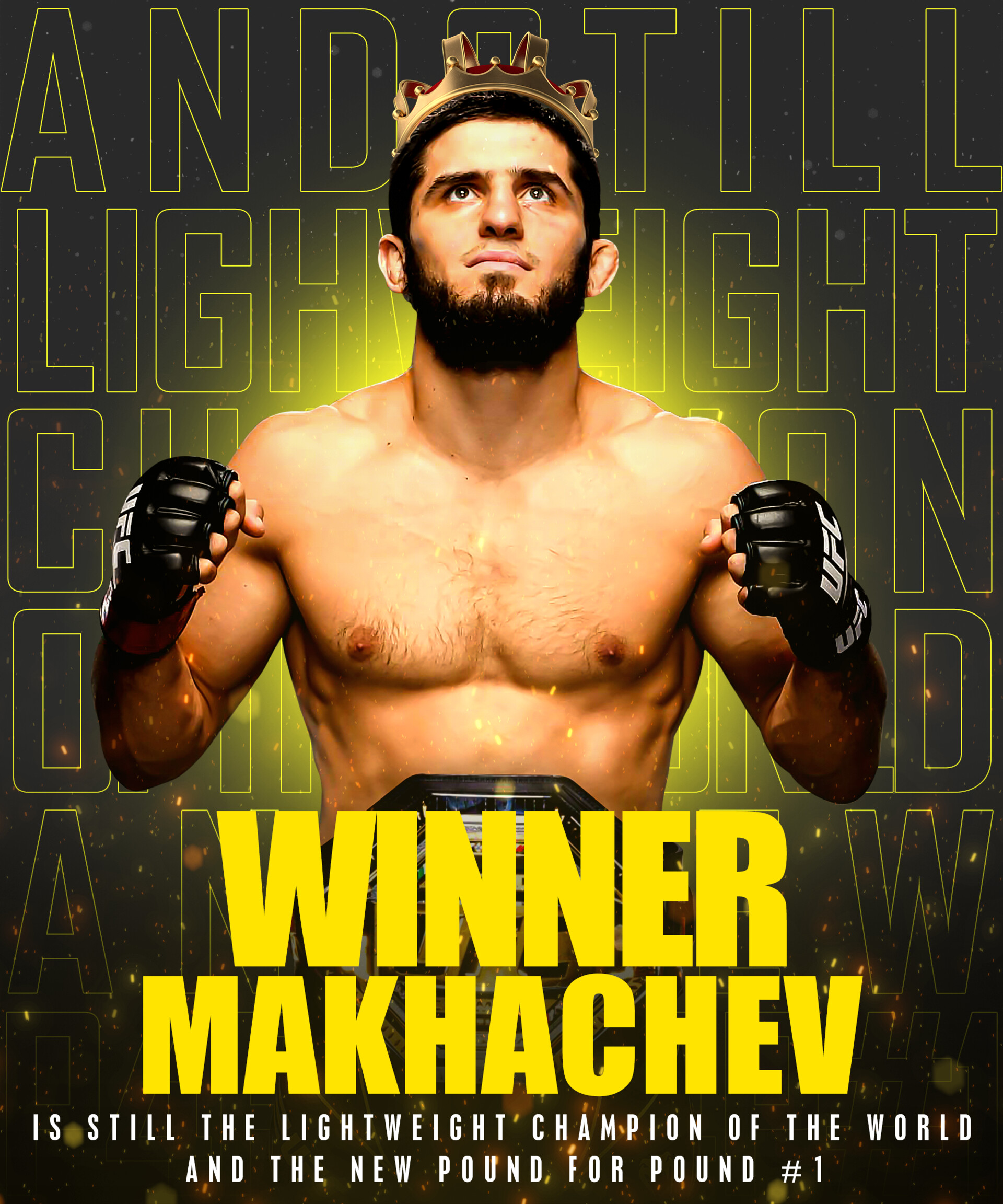 ArtStation - Islam Makhachev Winner - UFC 284