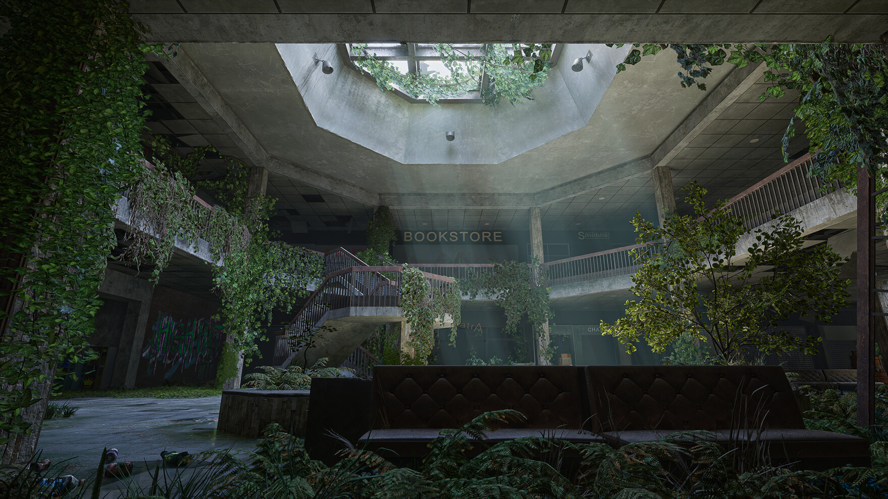 Dan Mihal'kov - Modular Abandoned Mall / UE5