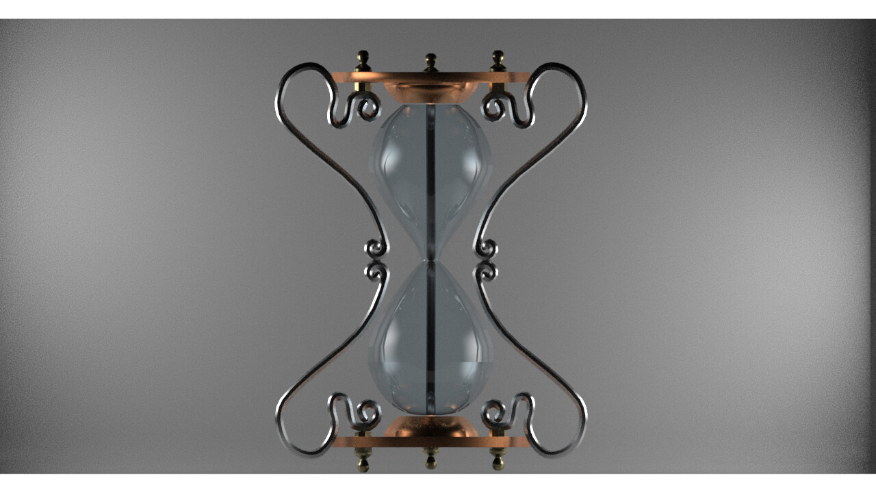 ArtStation - Hourglass Low-Poly Prop