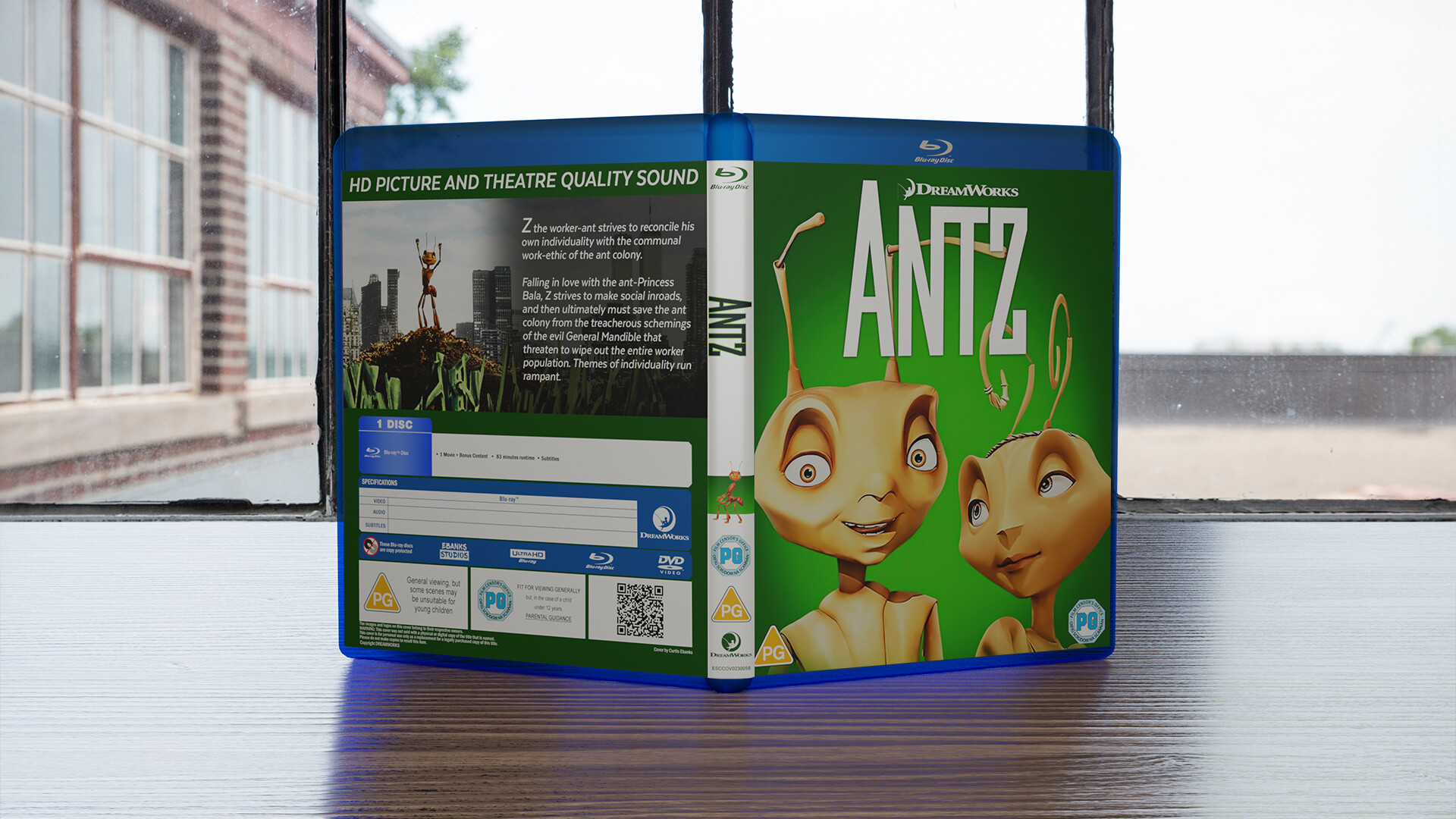ArtStation - Antz (1998) Custom Blu-ray Cover
