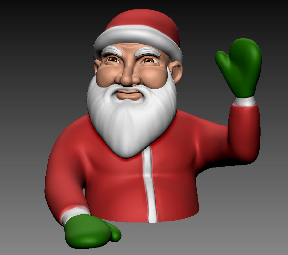 ArtStation - Christmas Event Simple Model - ZBrush Model