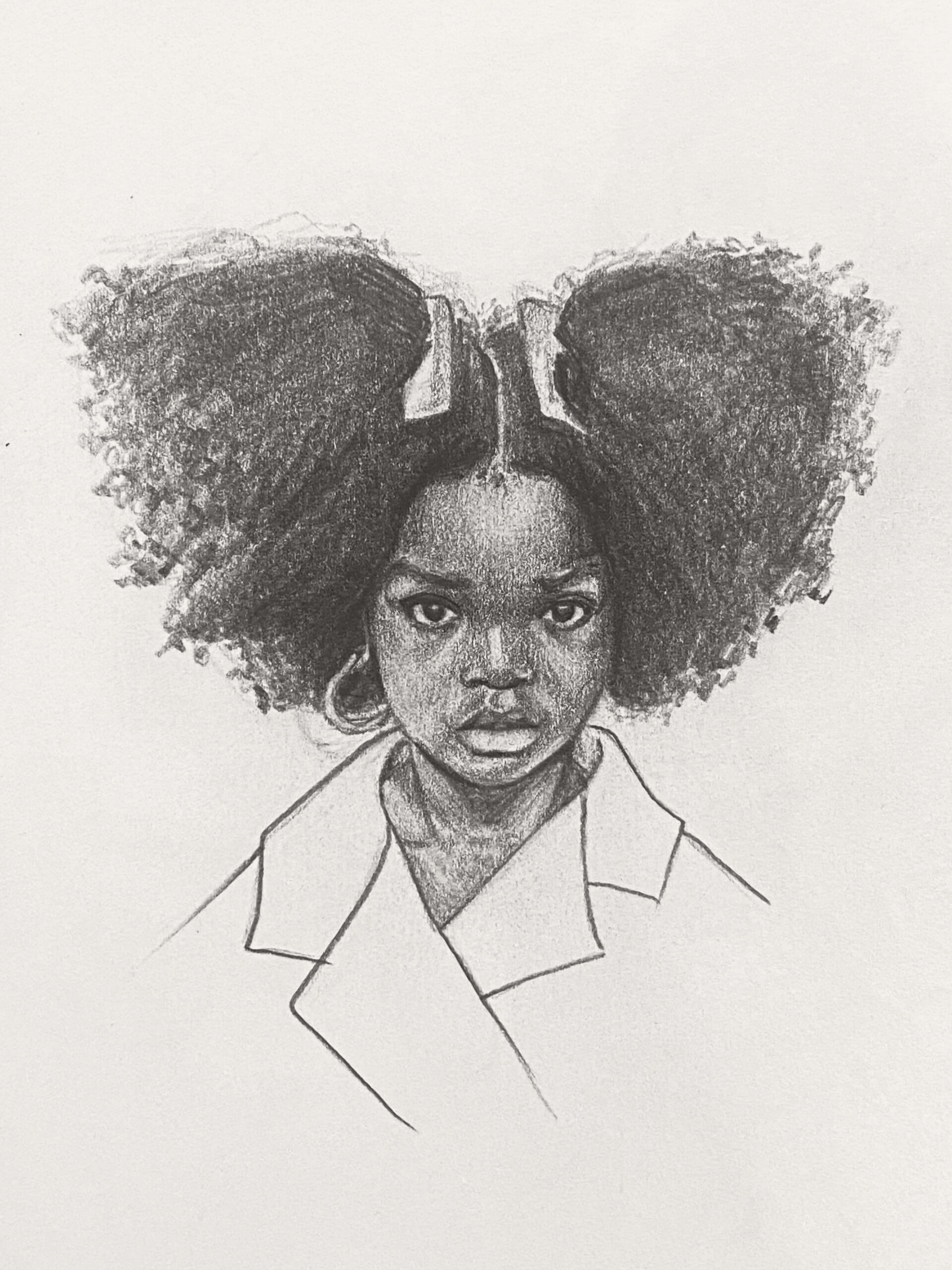 ArtStation - Graphite portrait (with reference)