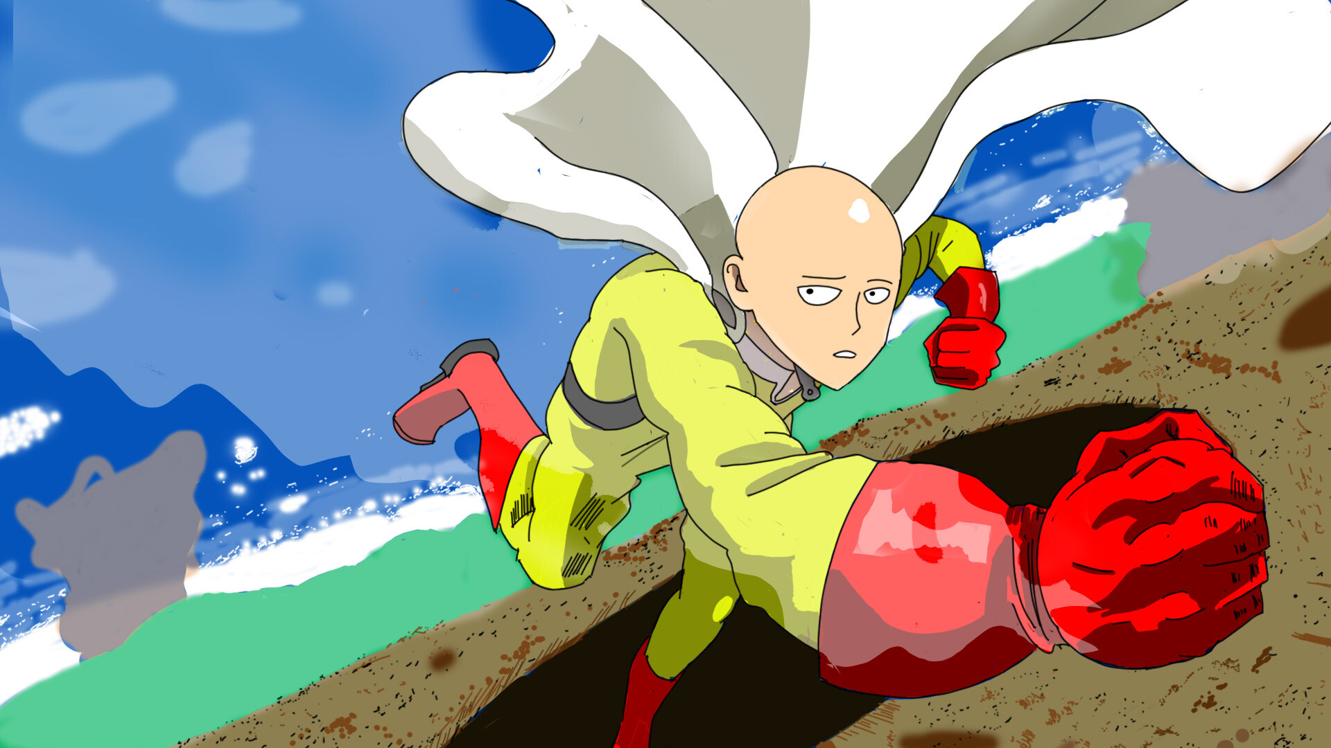 ArtStation - Saitama fan Art