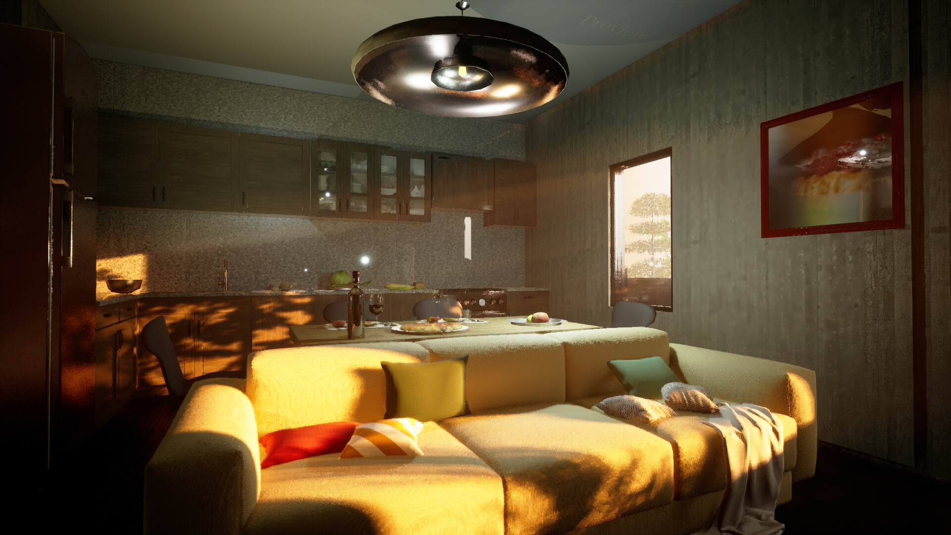 ArtStation - Interior environment and light