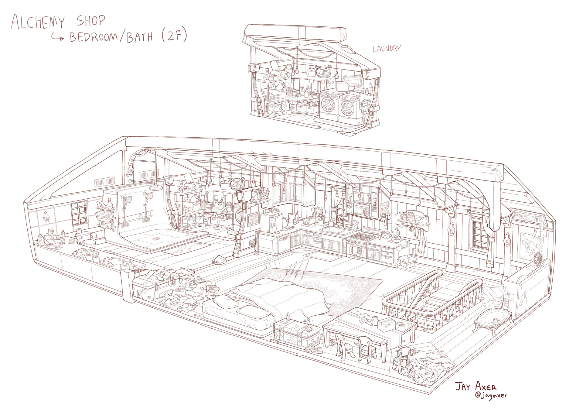Jay Axer - Alchemy Shop Design