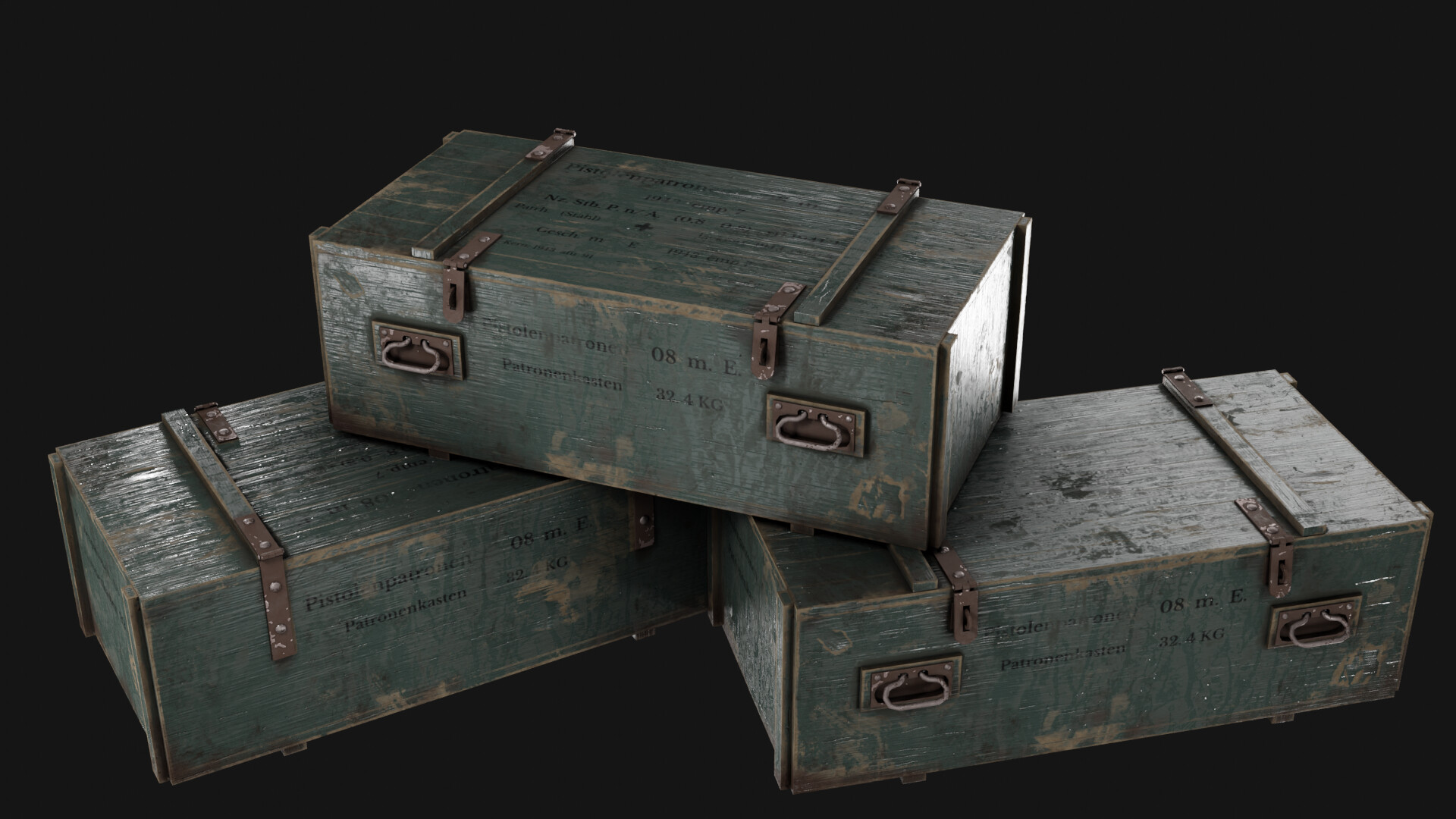 ArtStation - 3D Military Crate