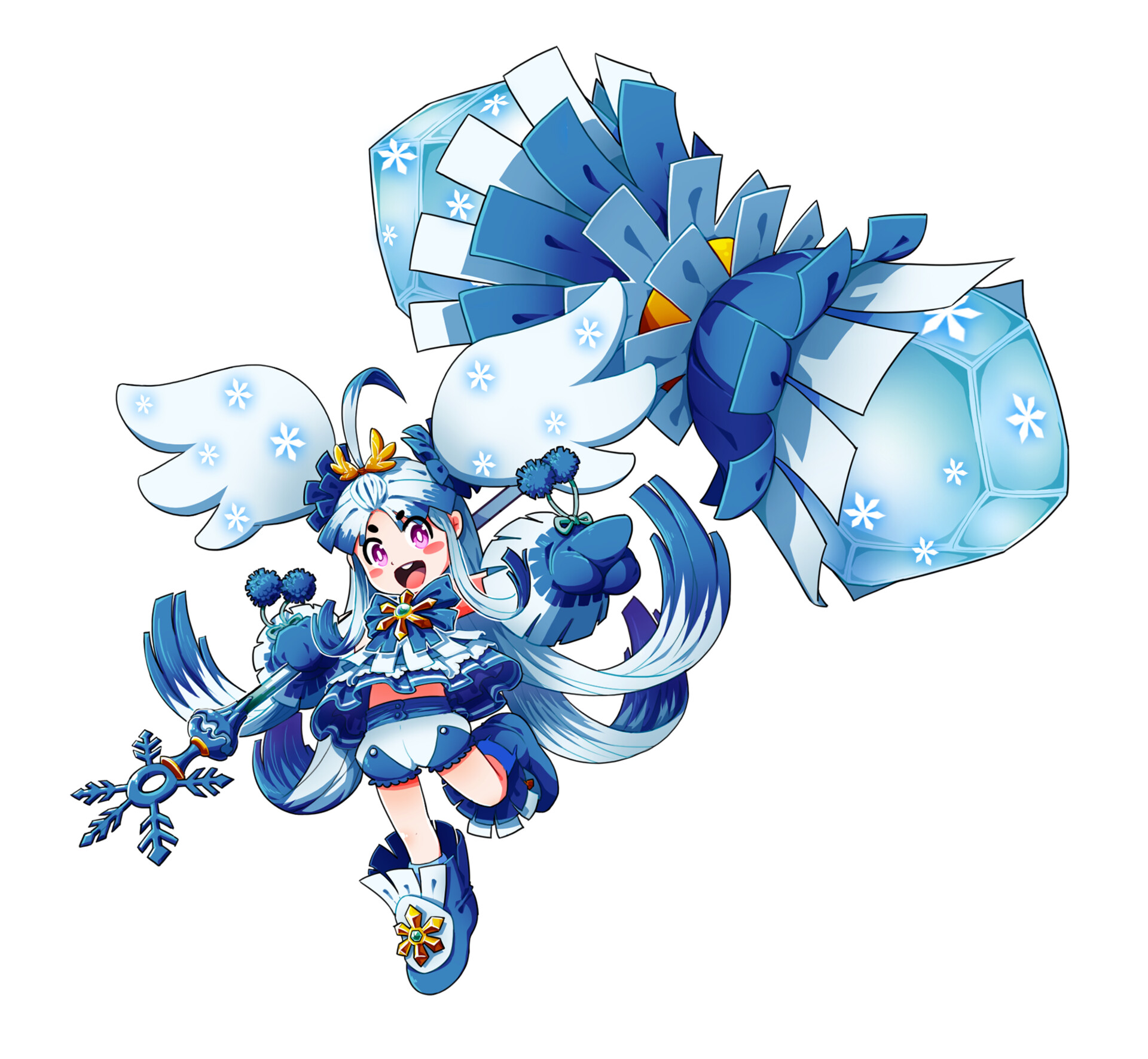 ArtStation - Snow magician Girl