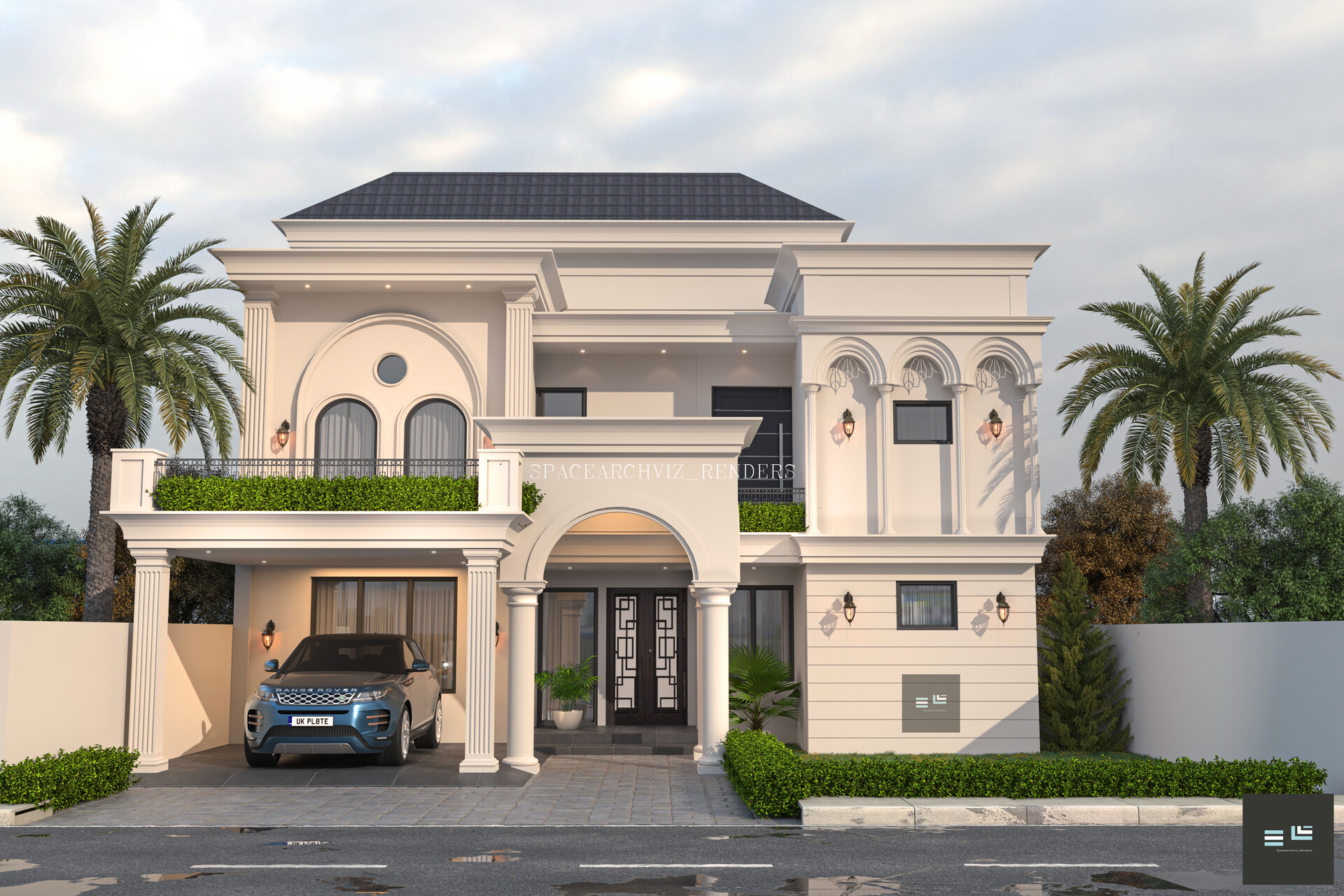 ArtStation - 3D CLASSICAL ELEVATION DESIGN