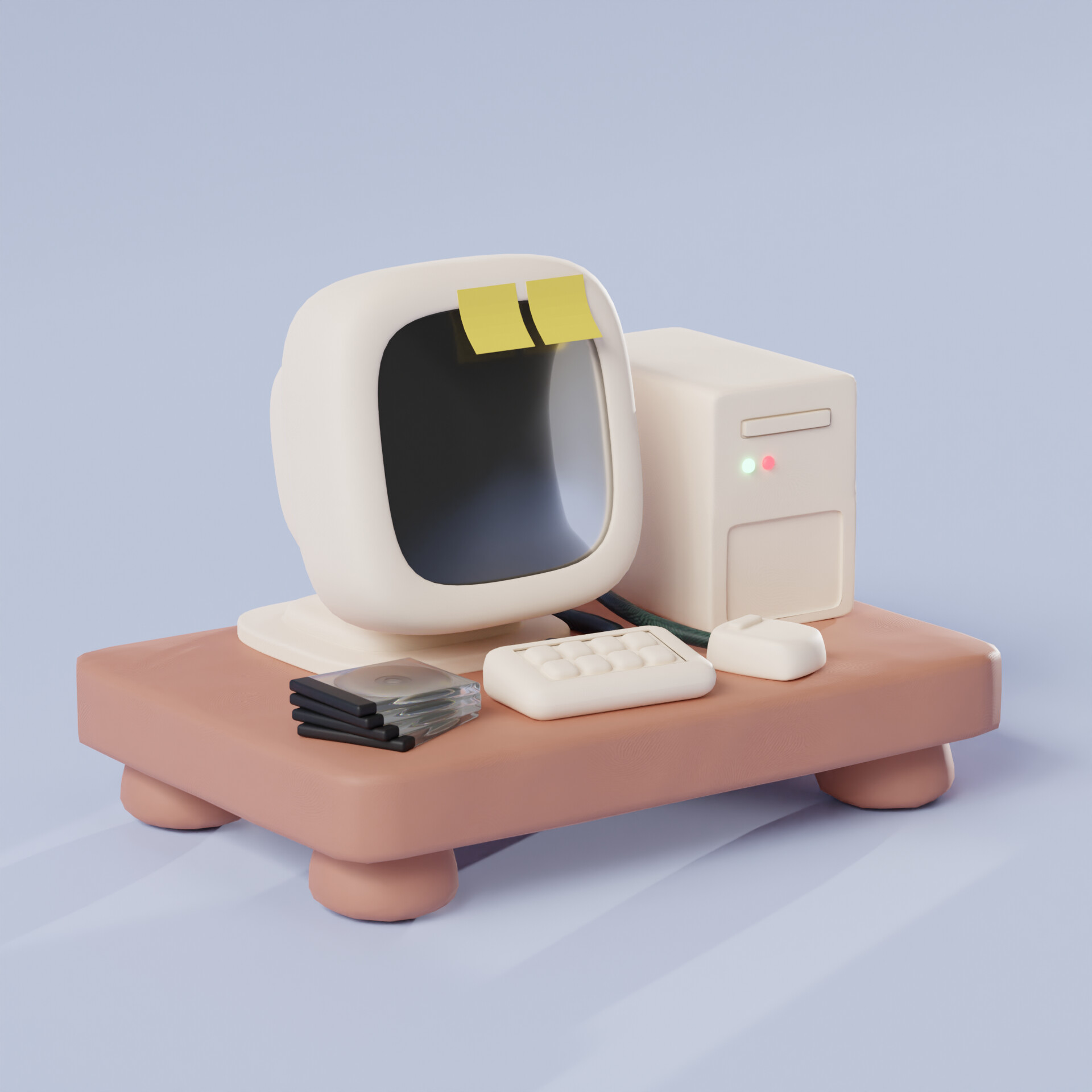 ArtStation - Stylized Computer