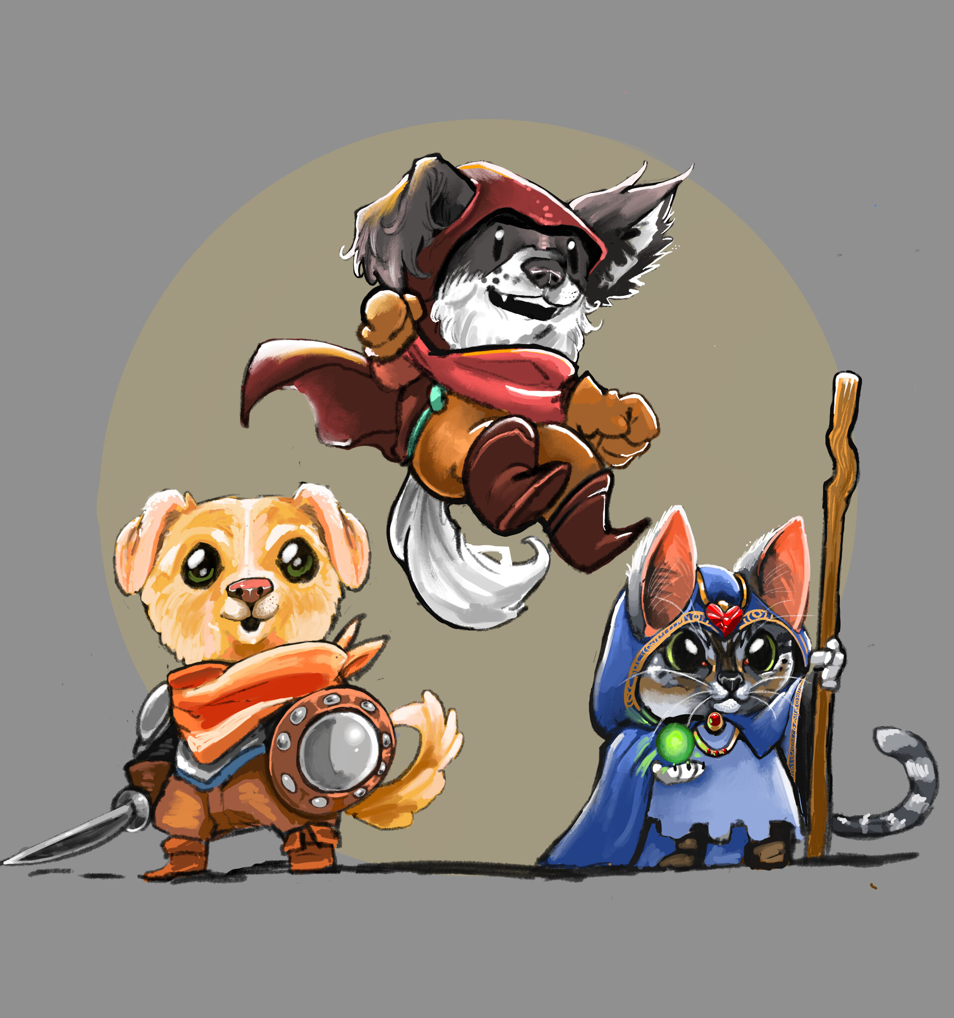 ArtStation - Group shot Main Characters