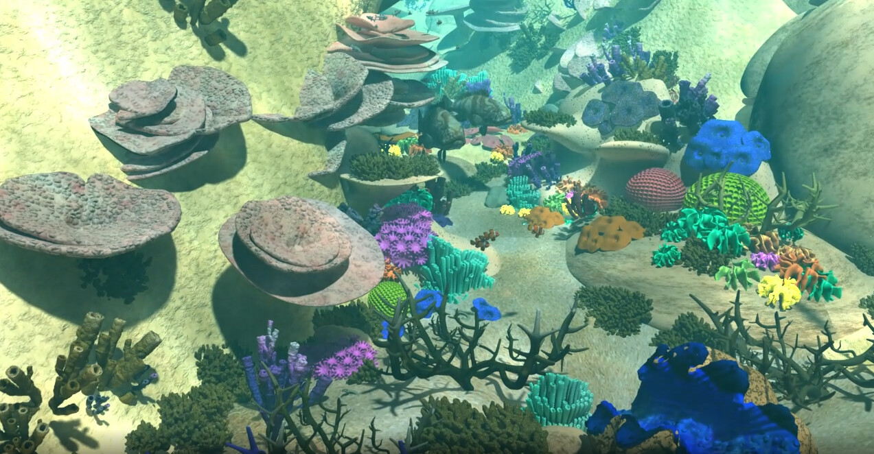 ArtStation - Class Work - Reef Project
