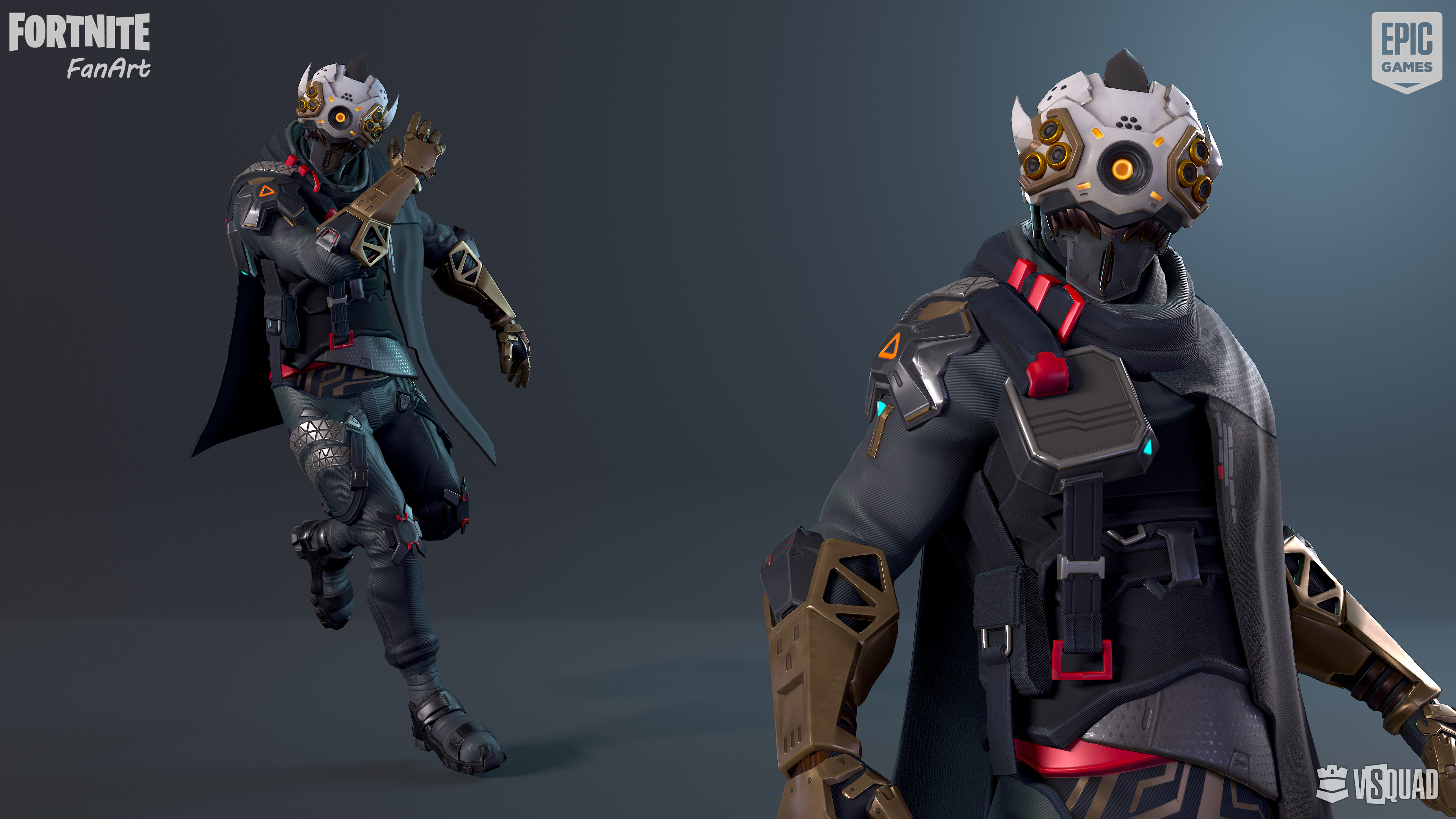 Vsquad studio - Fortnite - Kondor - Fan Art Epic Games