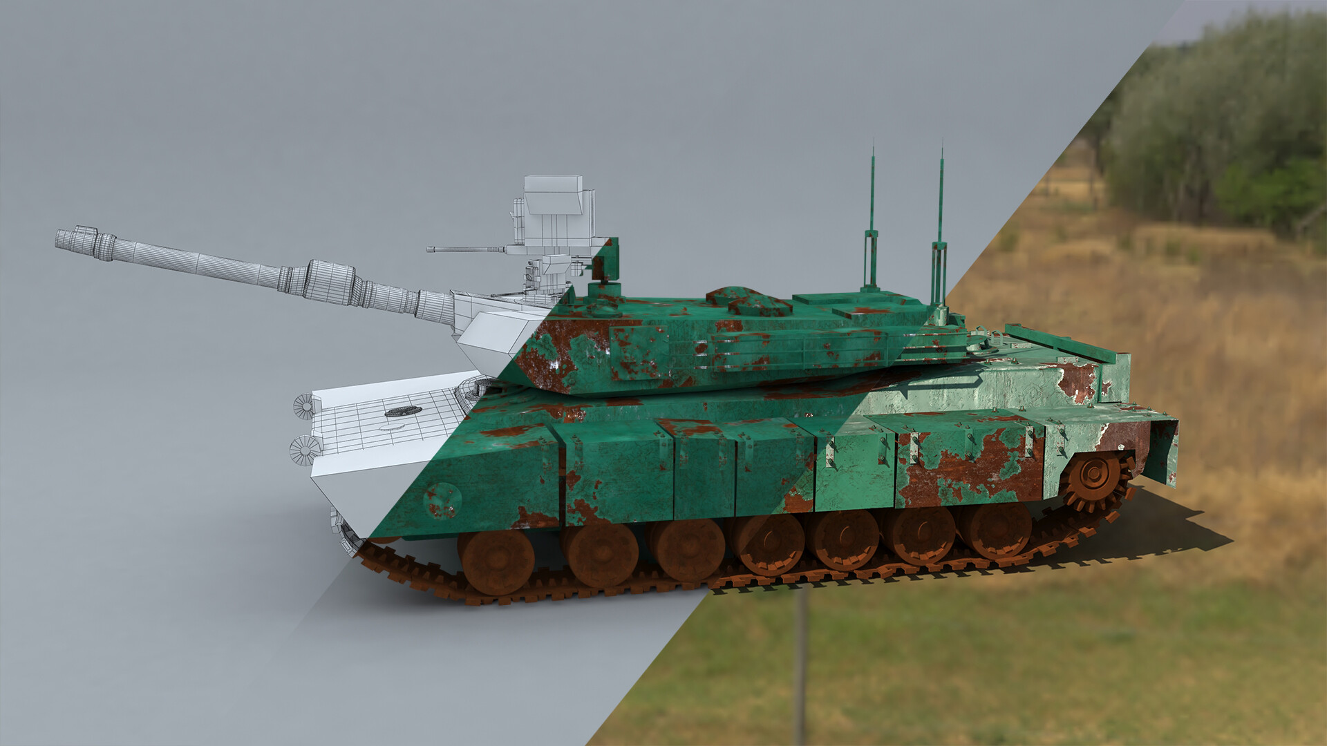 ArtStation - Tank M1 A2