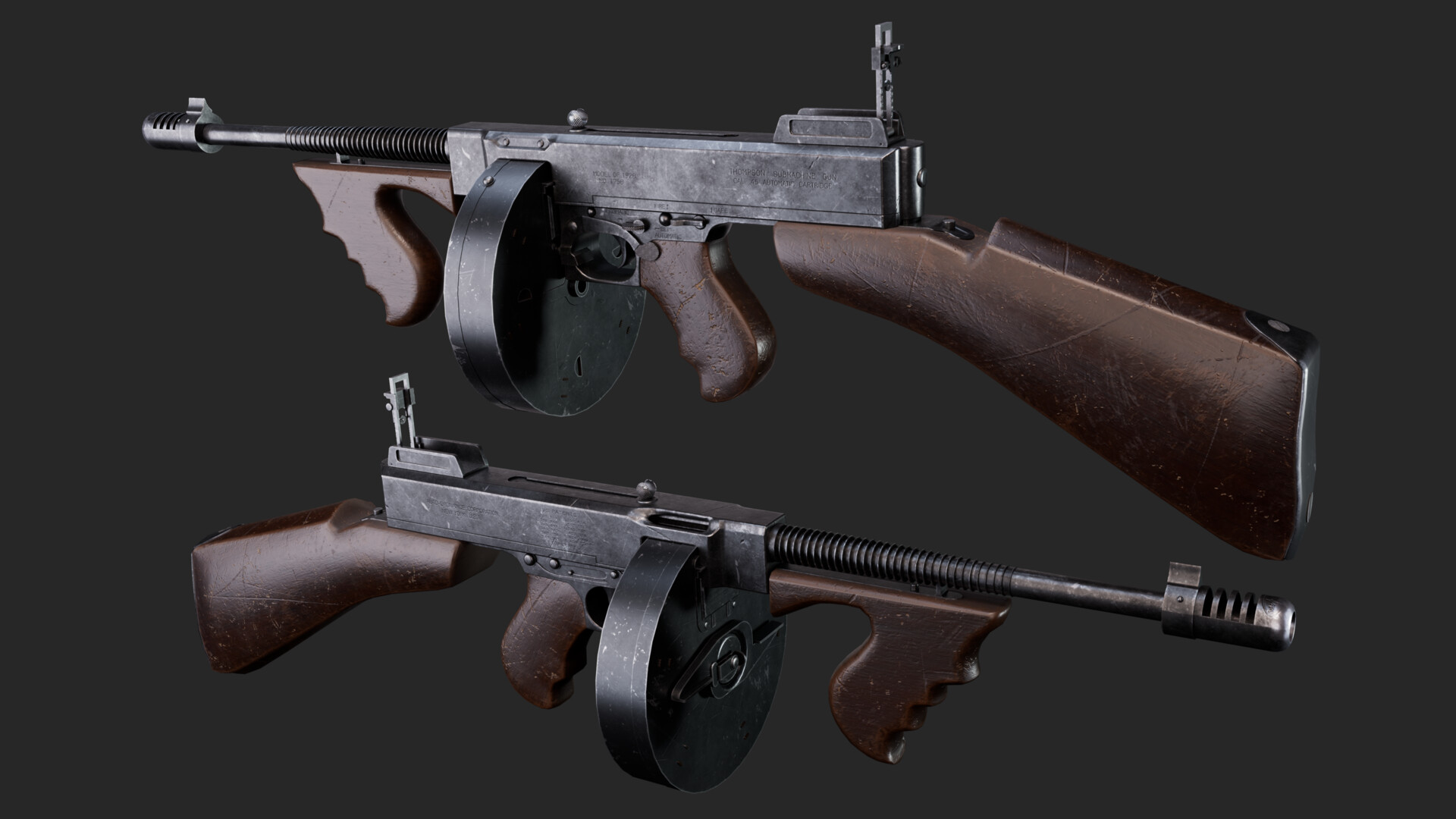 Ángel Rodríguez Fernández - Thompson Submachine Gun 1928