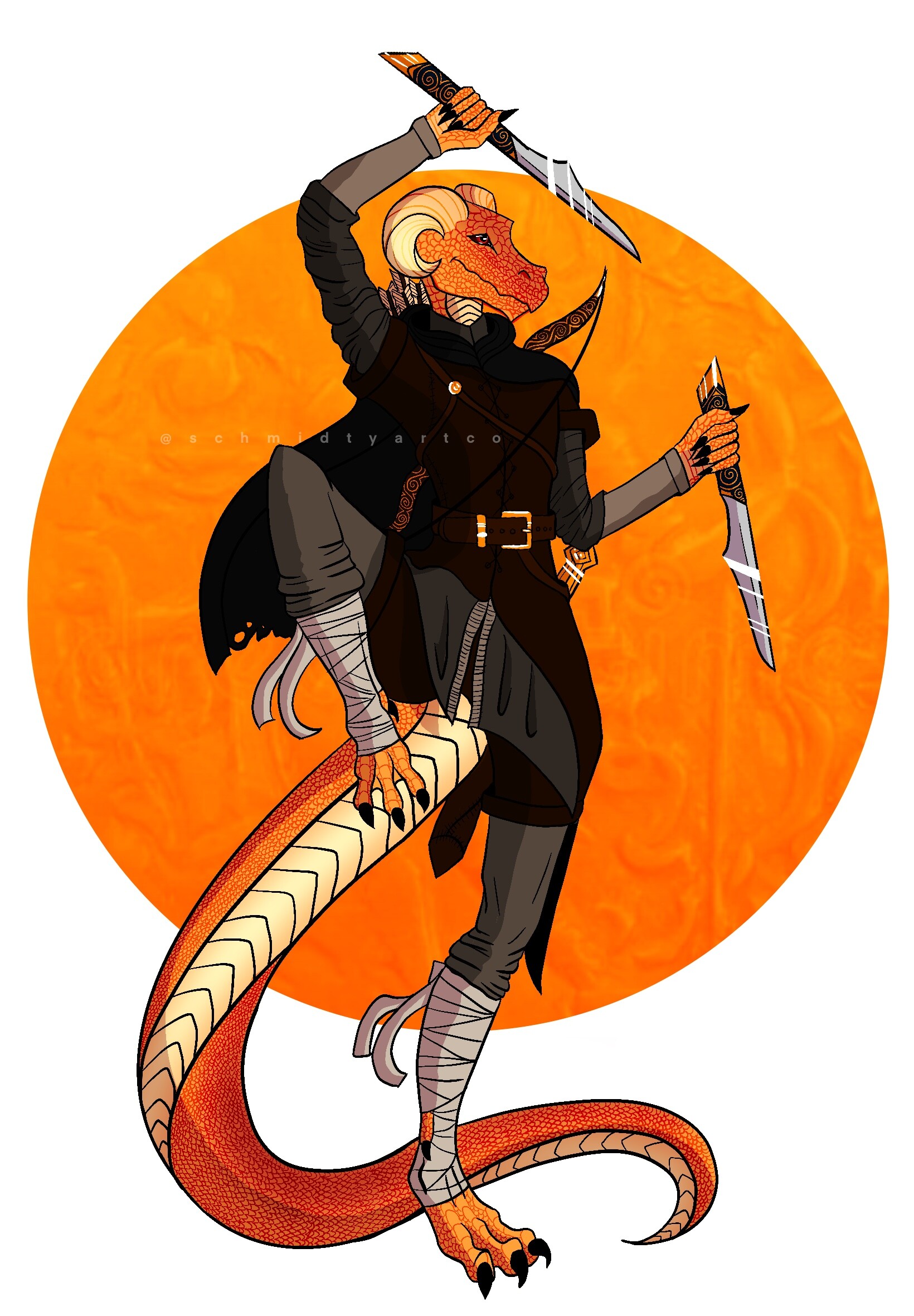 ArtStation - Dragonborn Rogue