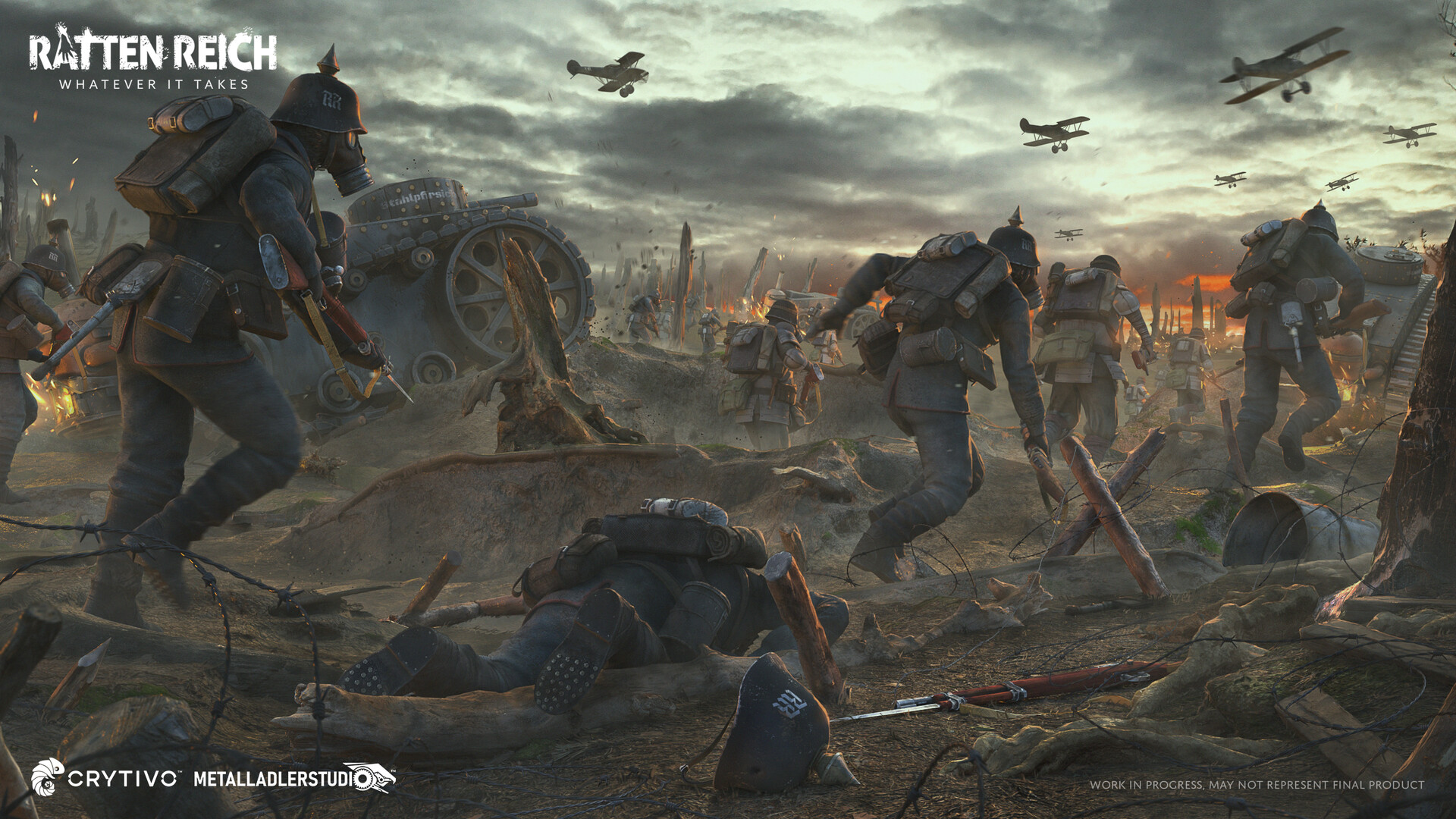 ArtStation - Mission loading screen background For Game RattenReich.