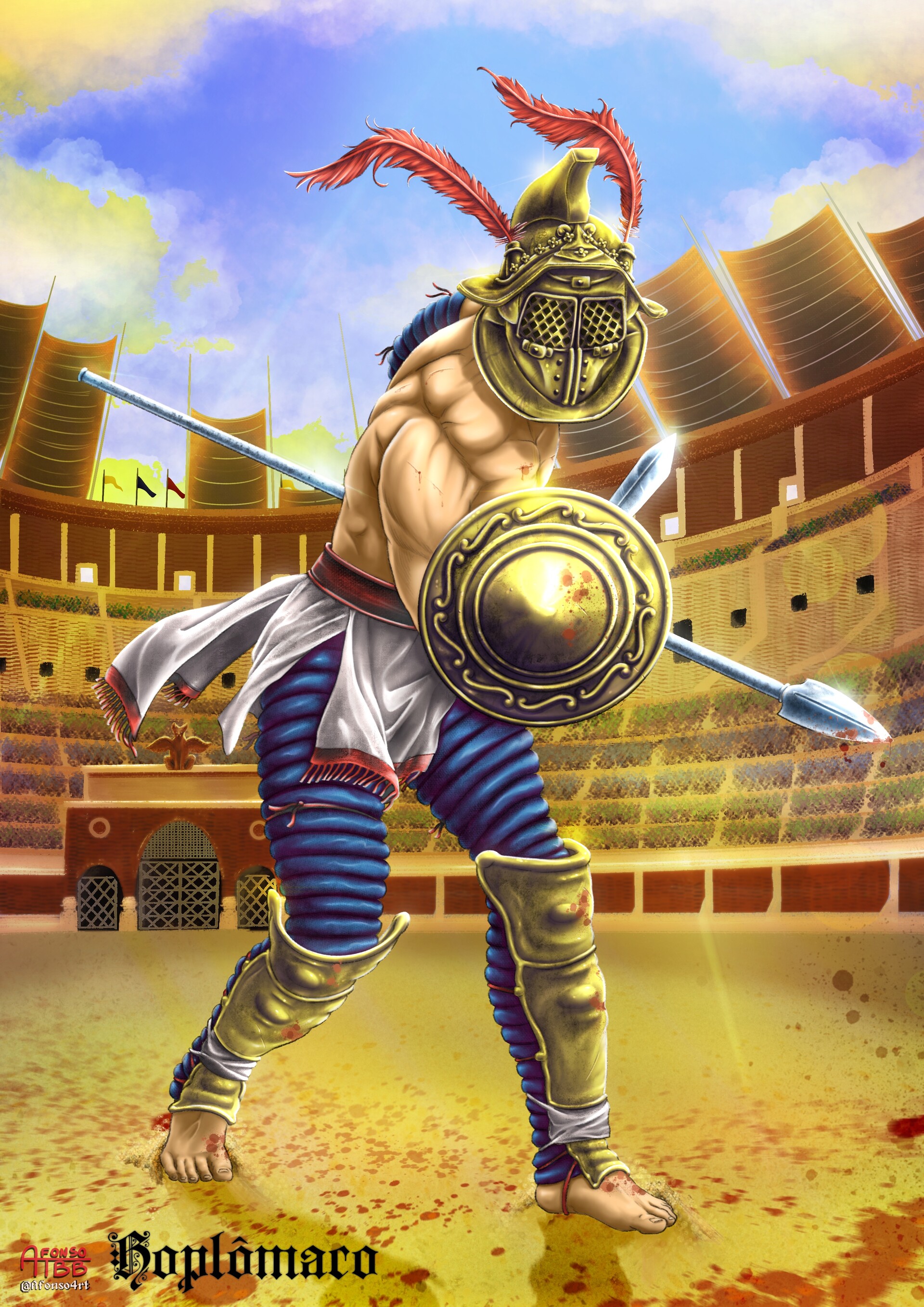 ArtStation - Gladiator - Hoplômaco