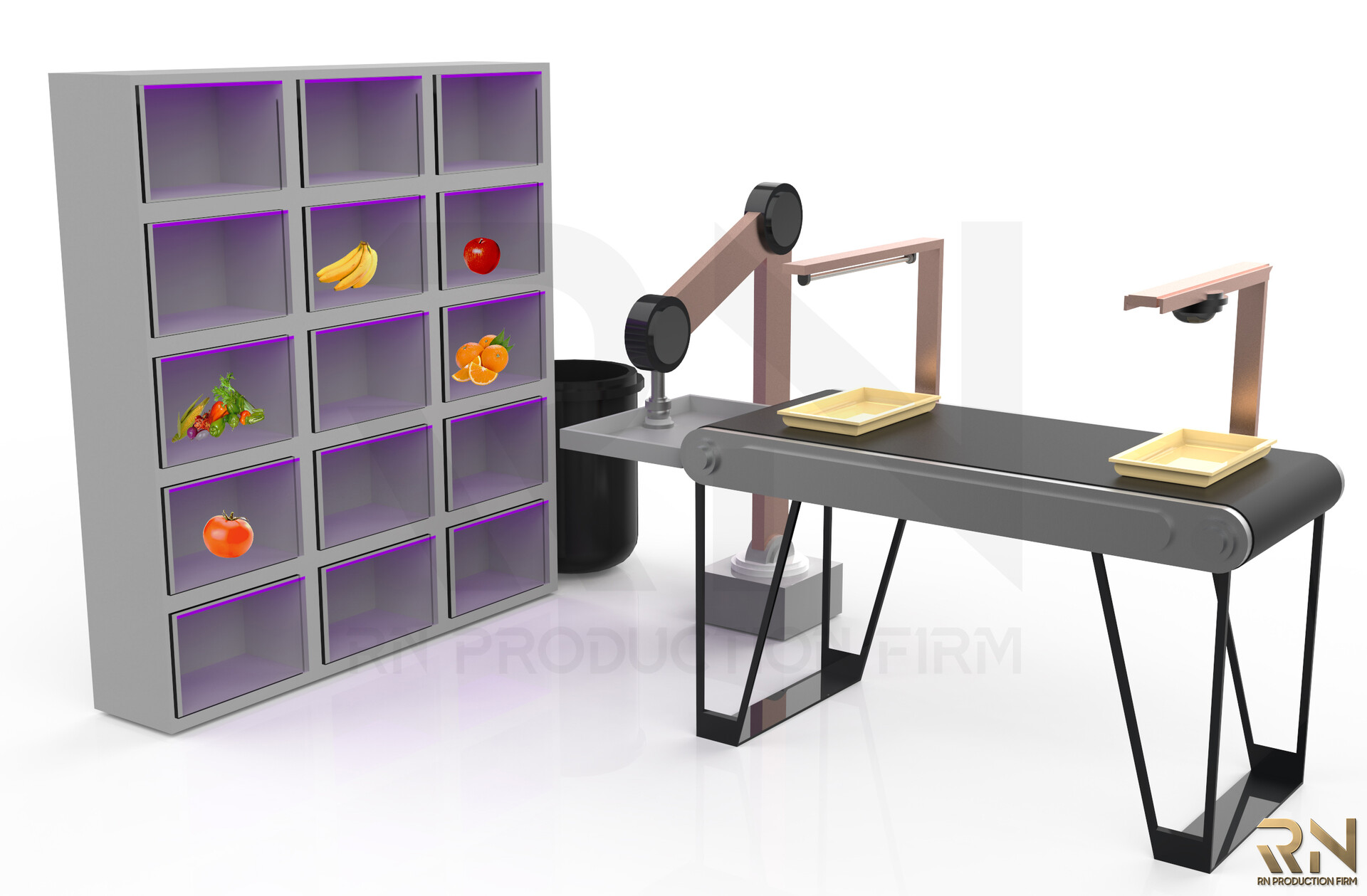 ArtStation - 3D "Vegetable Seperator" Project