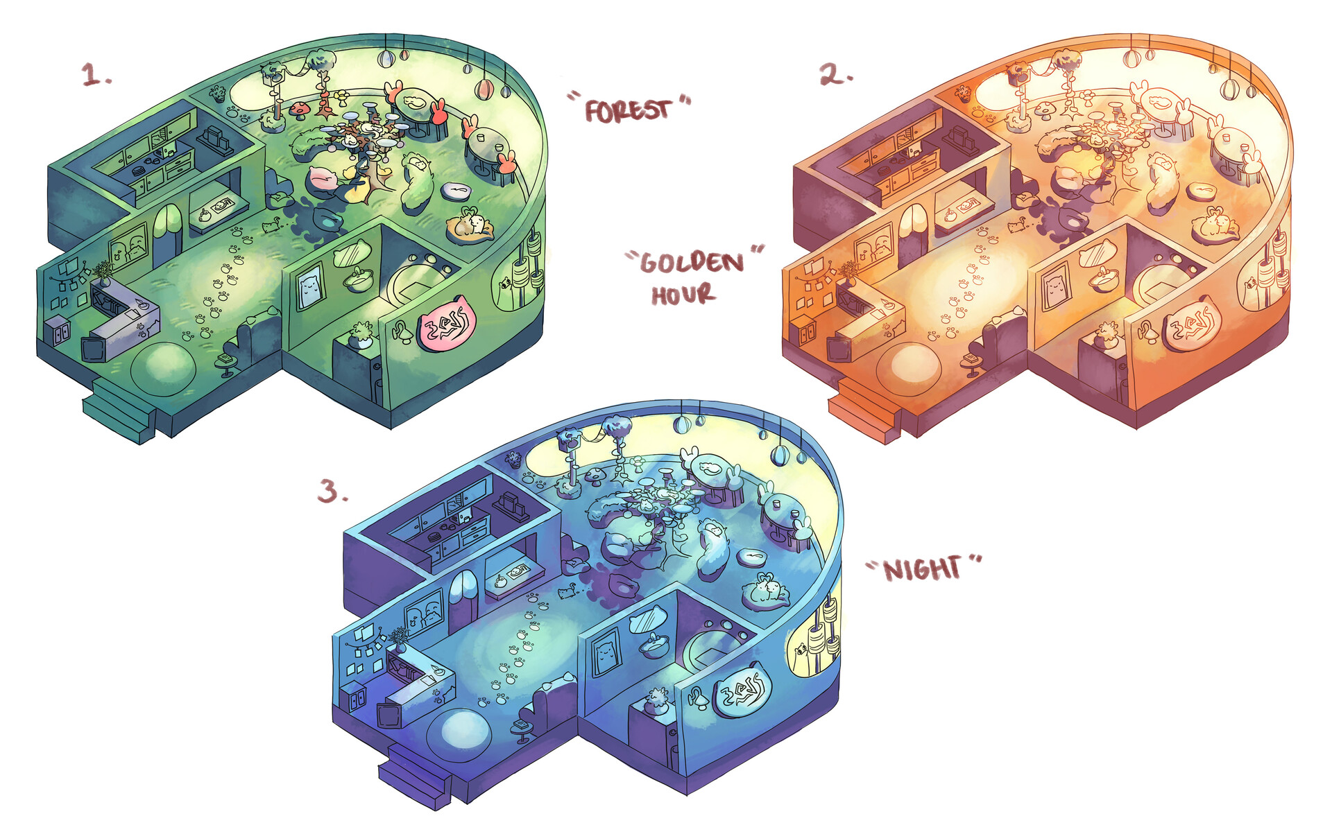 ArtStation - Shop Interior Concept Design