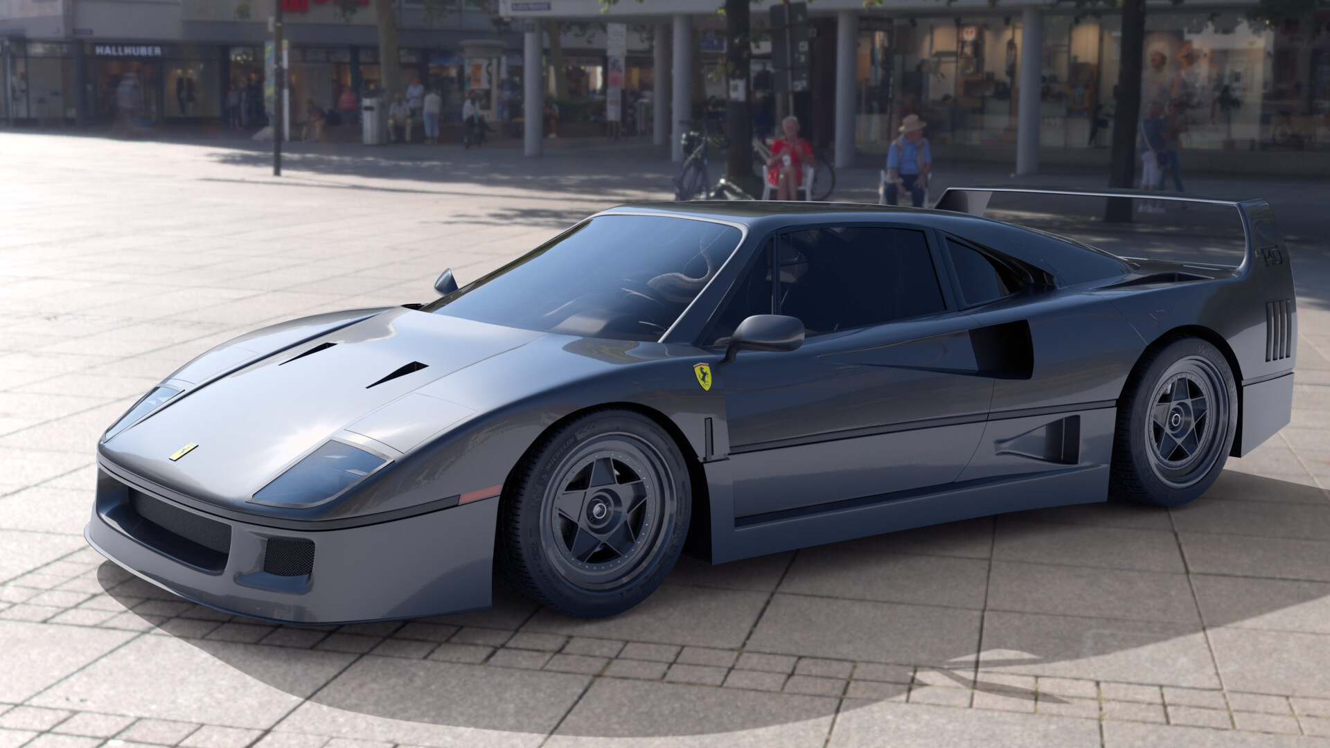 ArtStation - Ferrari F40 blender project