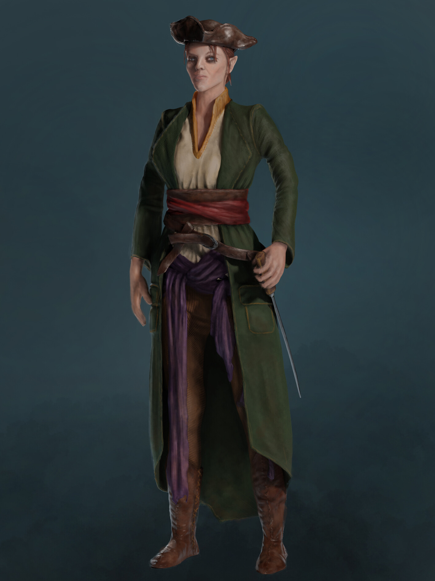 ArtStation - Elf Pirate