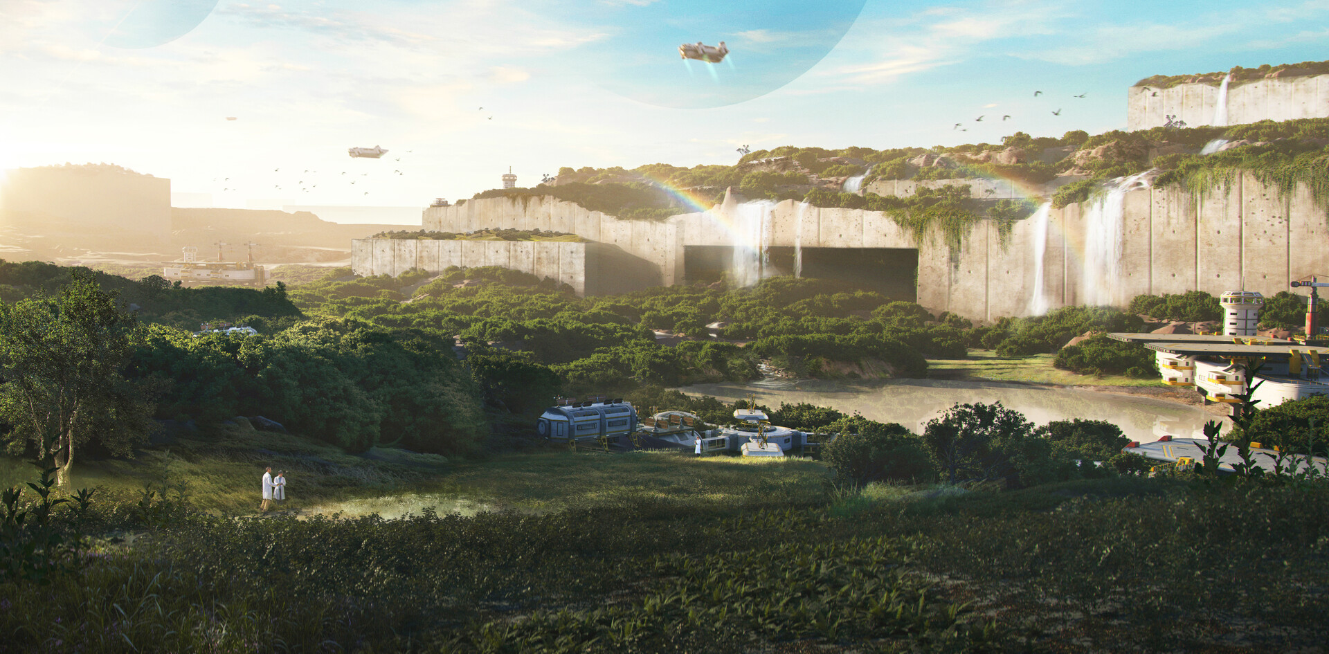 ArtStation - first human outpost on Cementium I