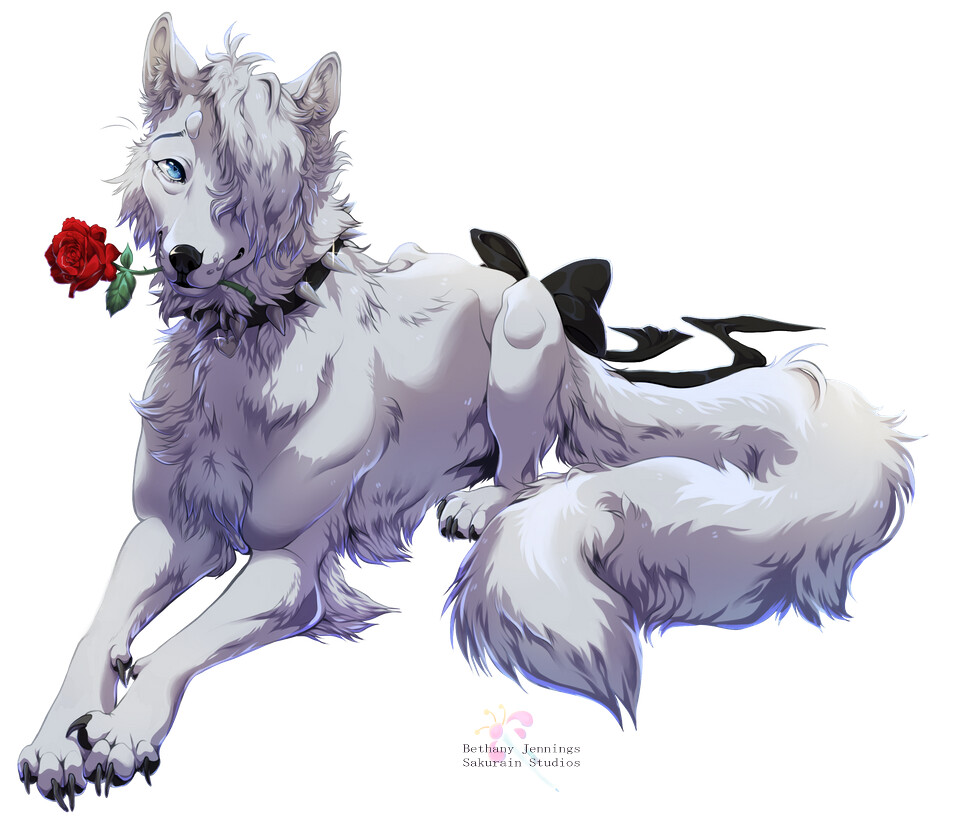 ArtStation - Jade the Arctic Wolf [Commission]