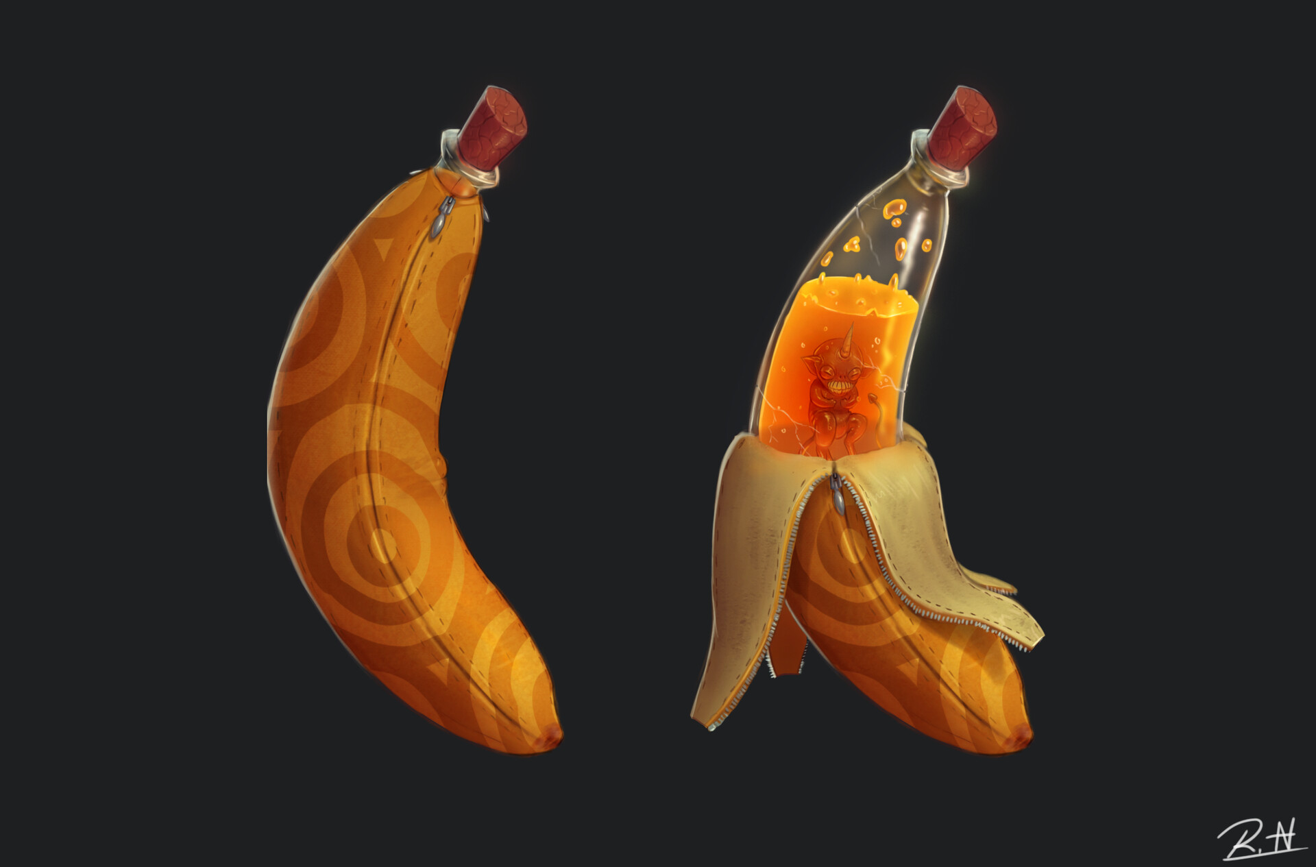 ArtStation - Fruit Potions