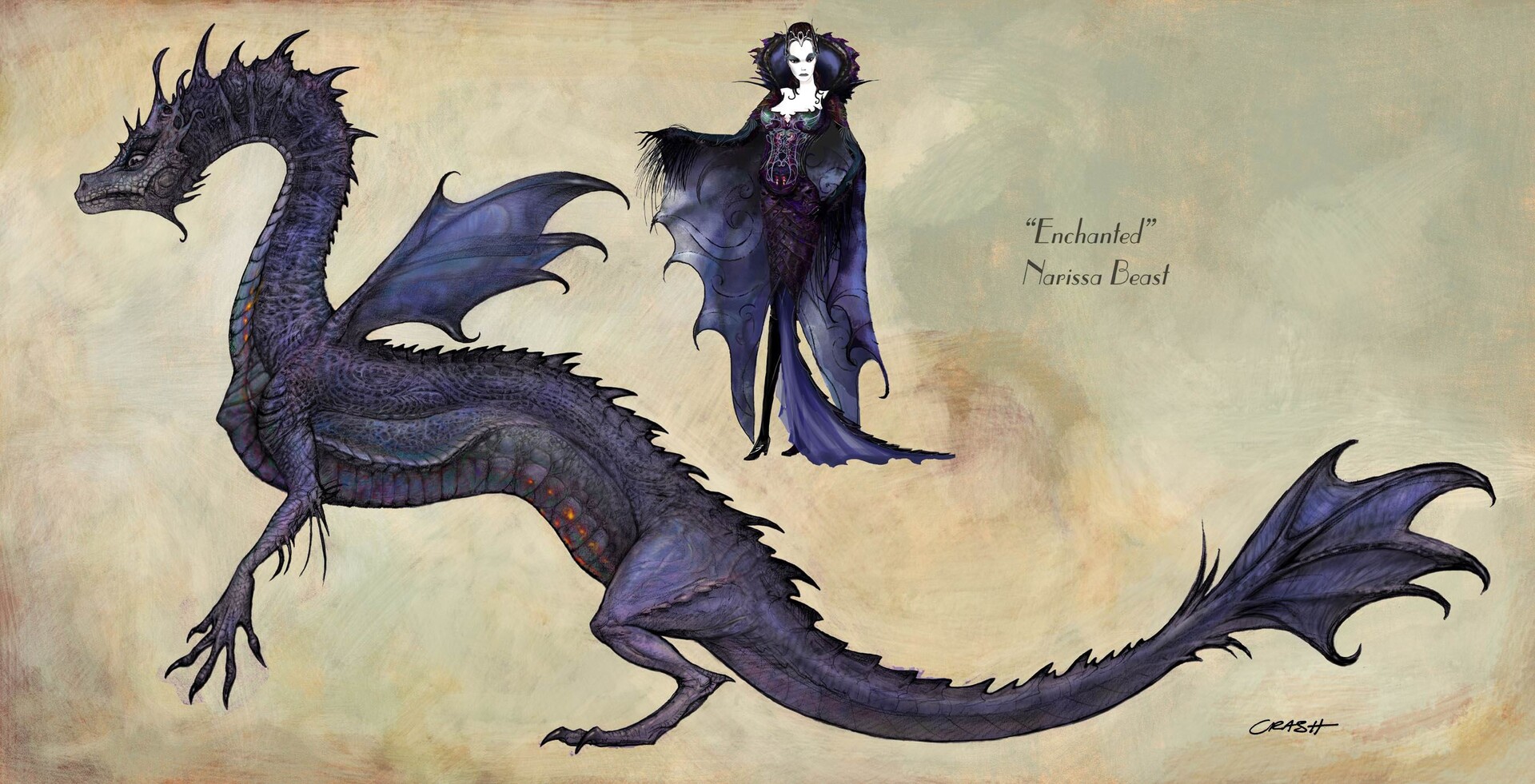 queen narissa dragon deviantart