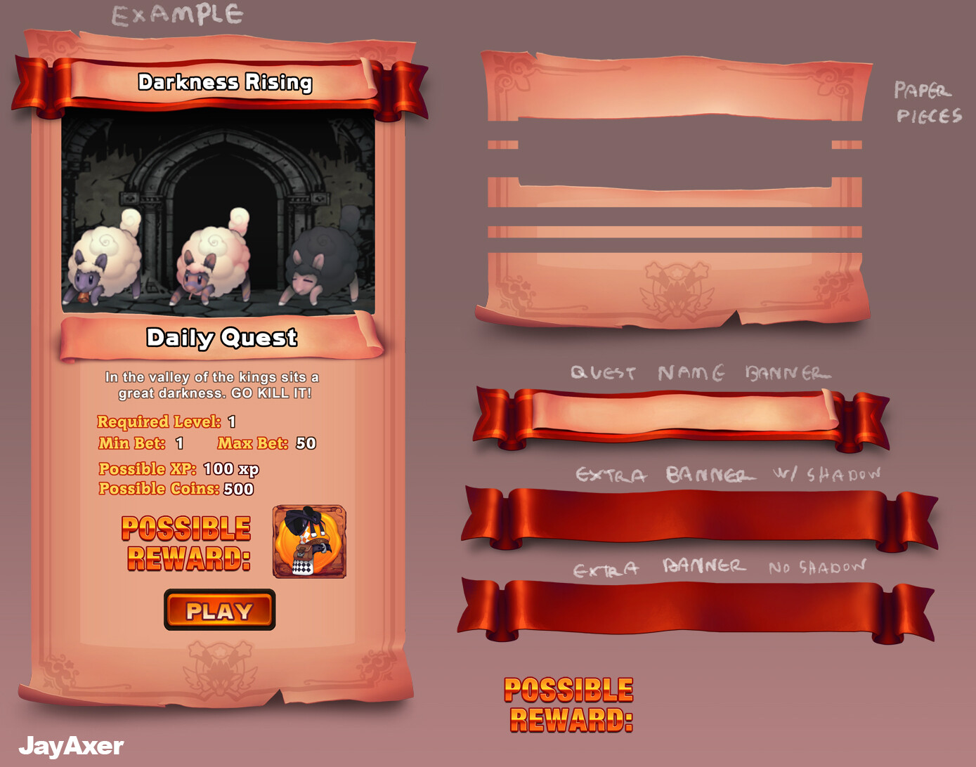 Jay Axer - UI/UX work