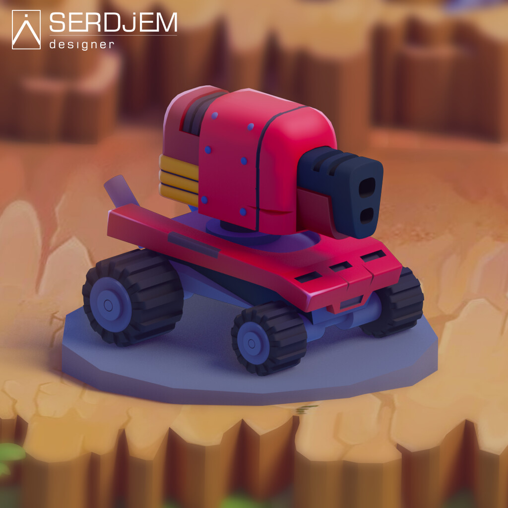 ArtStation - Blaster car