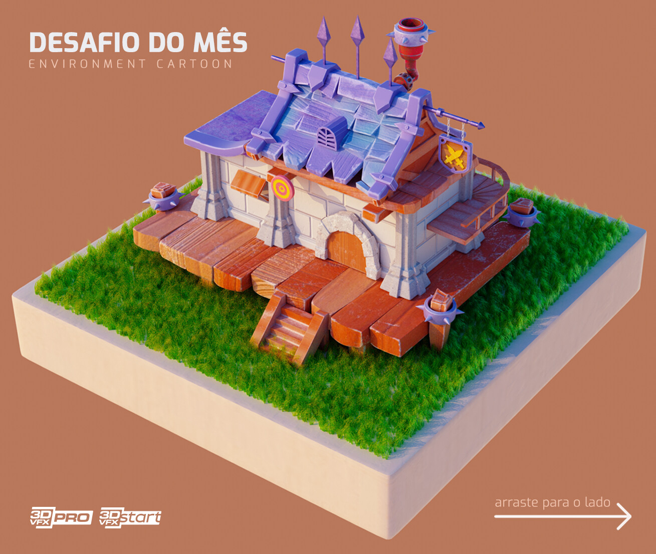 ArtStation - Cartoon House
