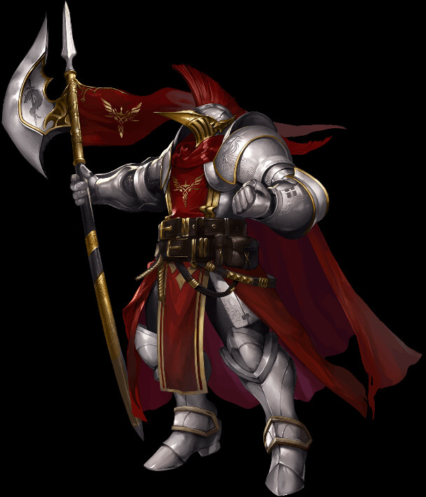 ArtStation - Knight illust spine animation