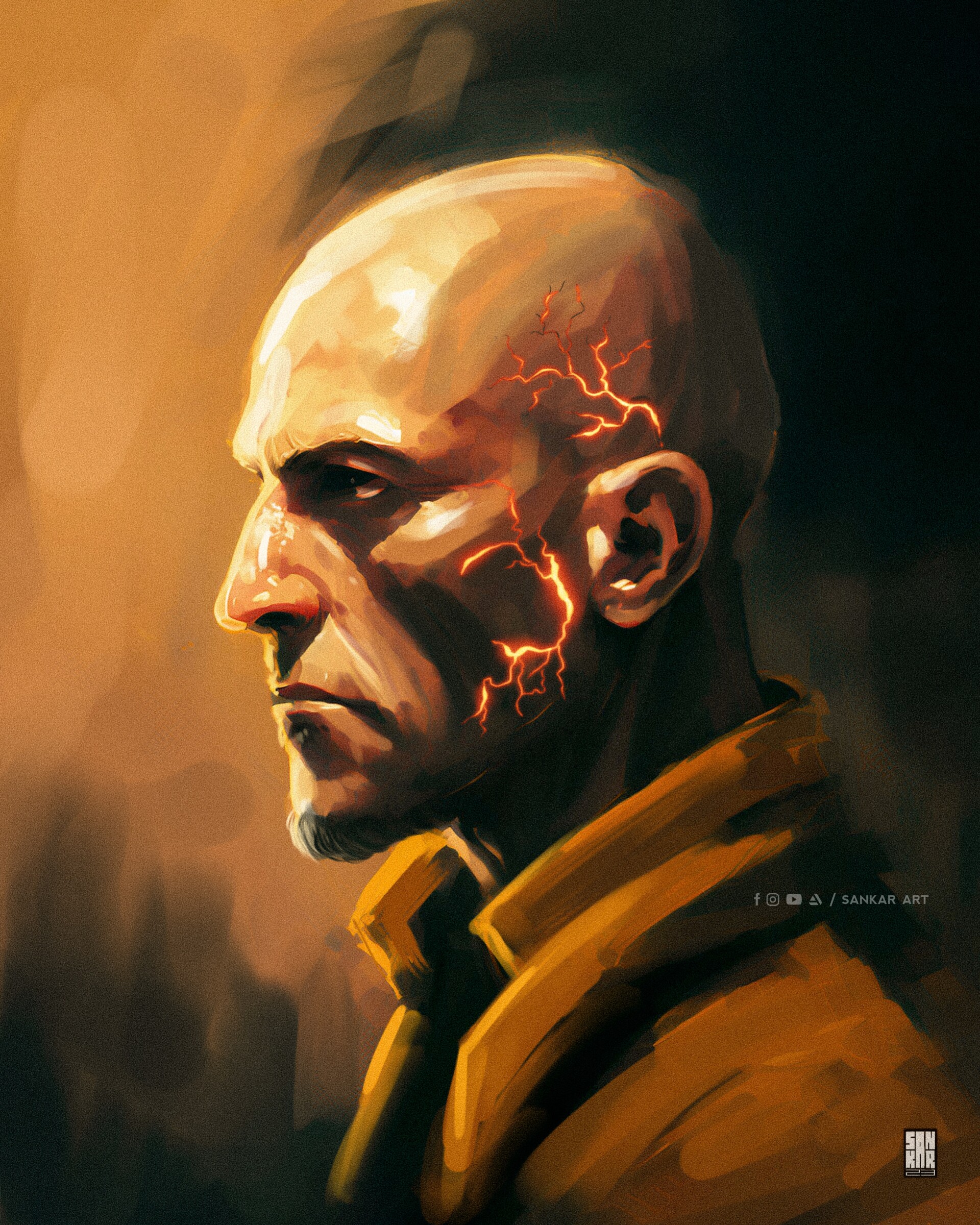 ArtStation - cyber Monk
