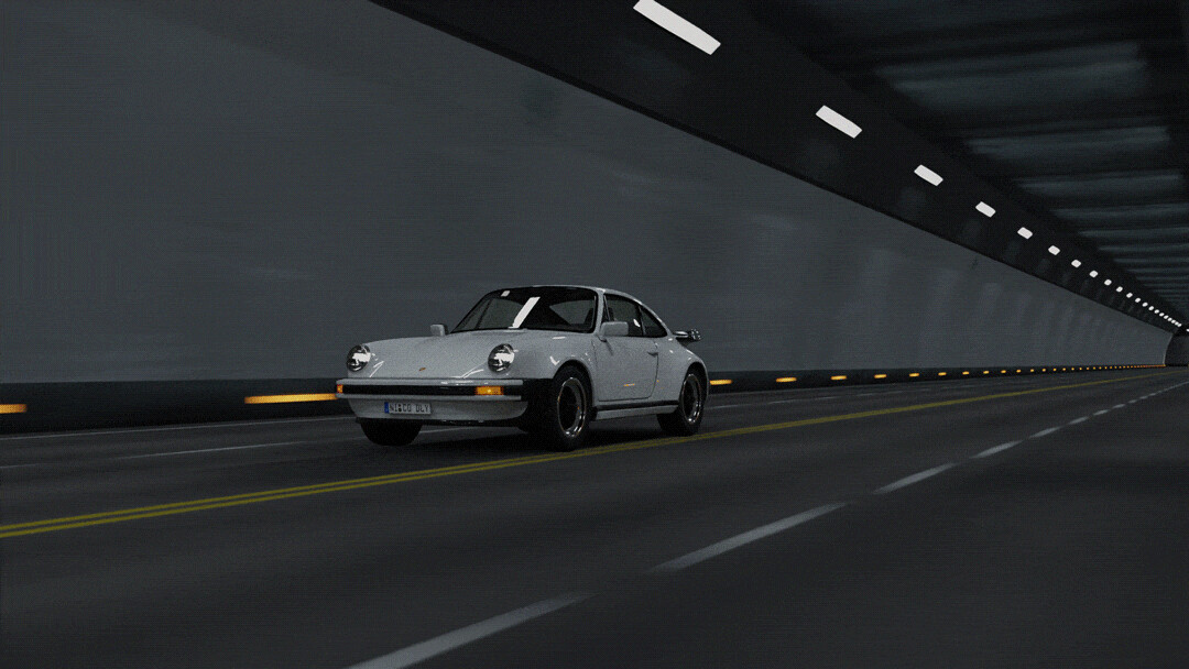 ArtStation - Porsche 911 Turbo 3.0 Animation