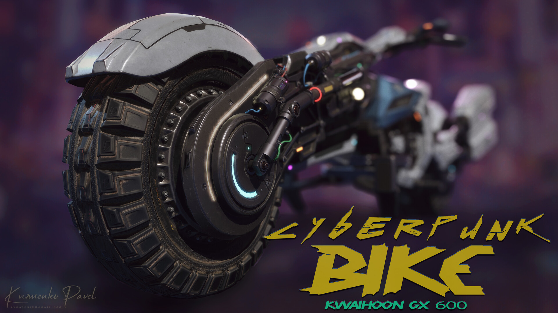 ArtStation - Cyberpunk Bike
