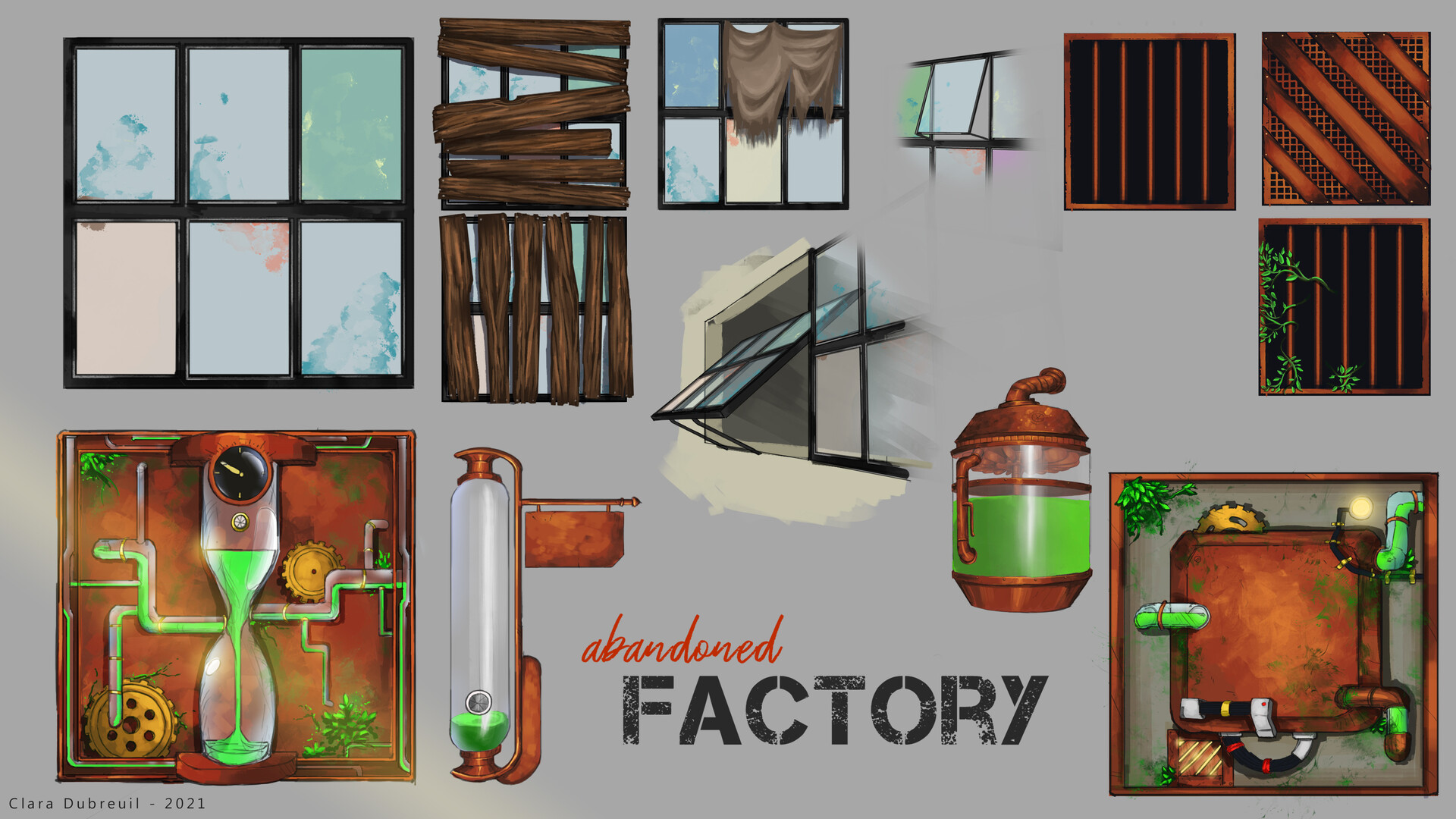 ArtStation - Factory props