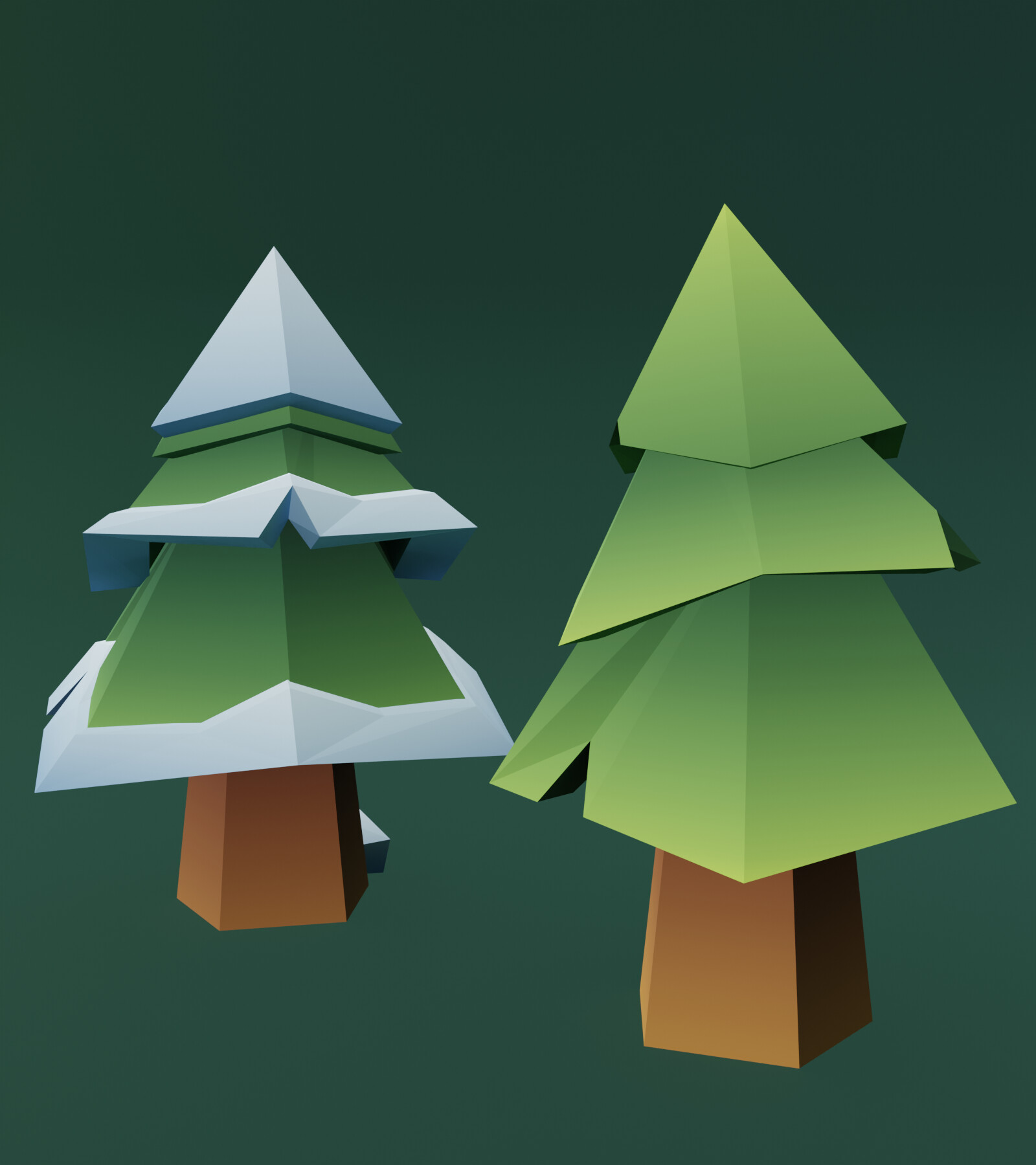 Sarah Schweiger - Low Poly Trees