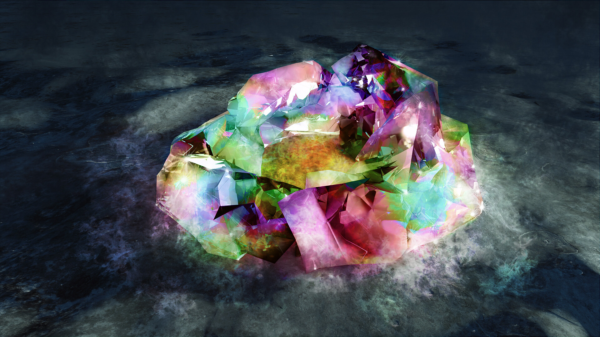 ArtStation - Crystal Shader (Blender-Tutorial)