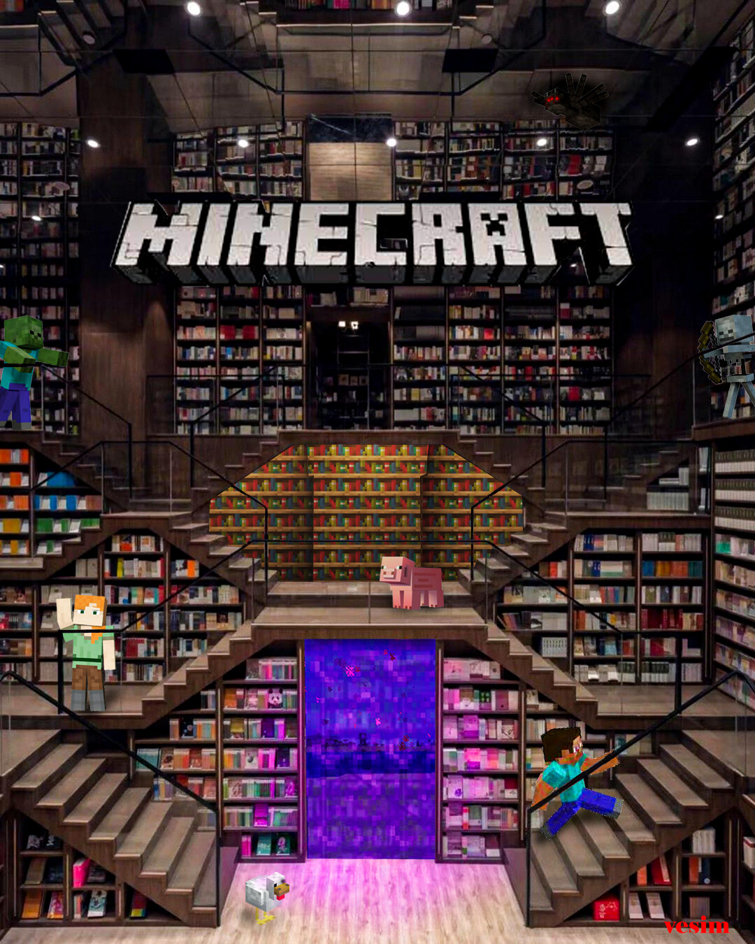 ArtStation - Minecraft Library