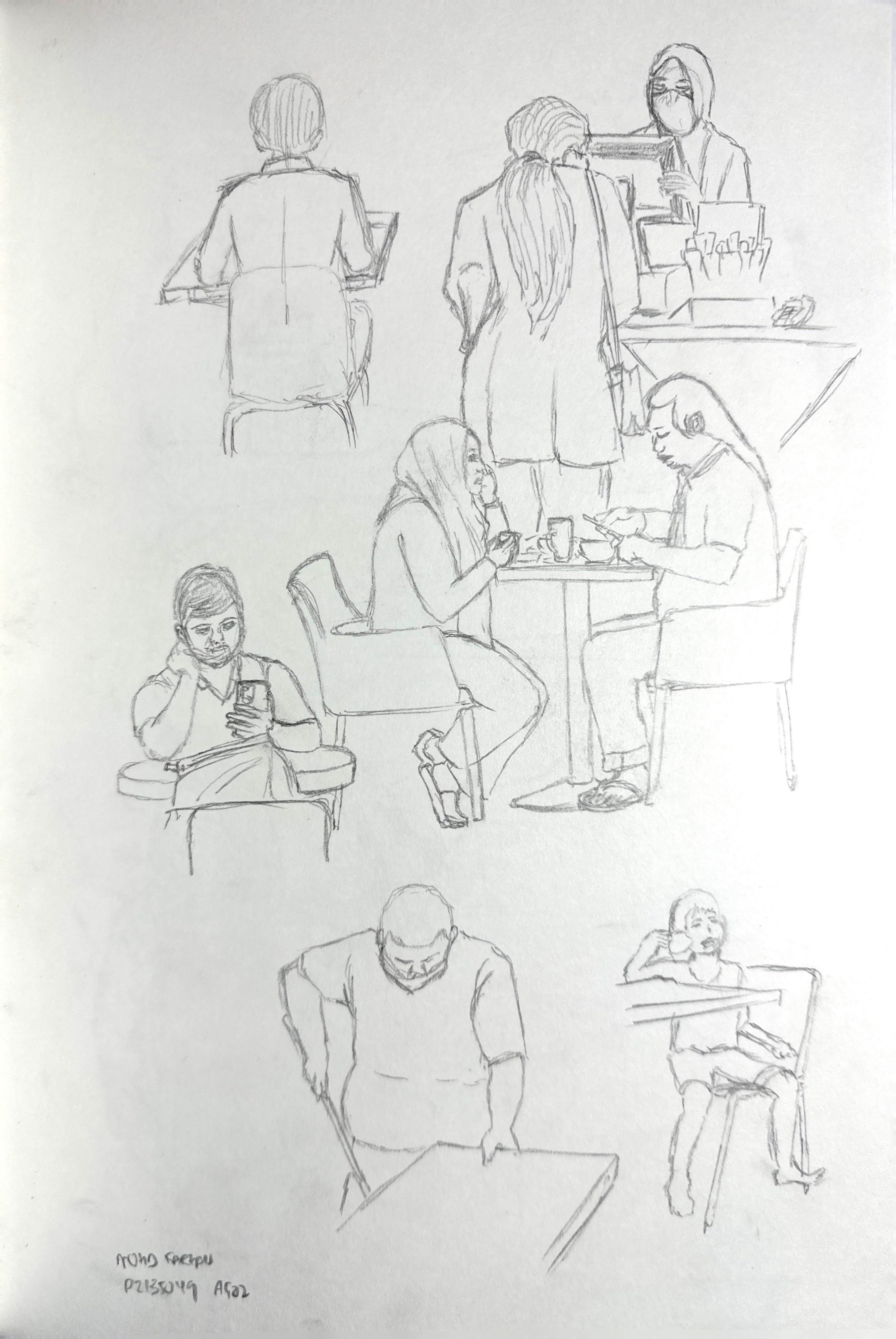 Mohammad Farhan - Observational Life Sketches Of People