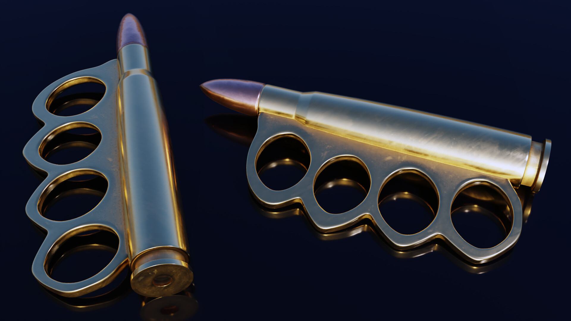 ArtStation - Brass Knuckles - bullet