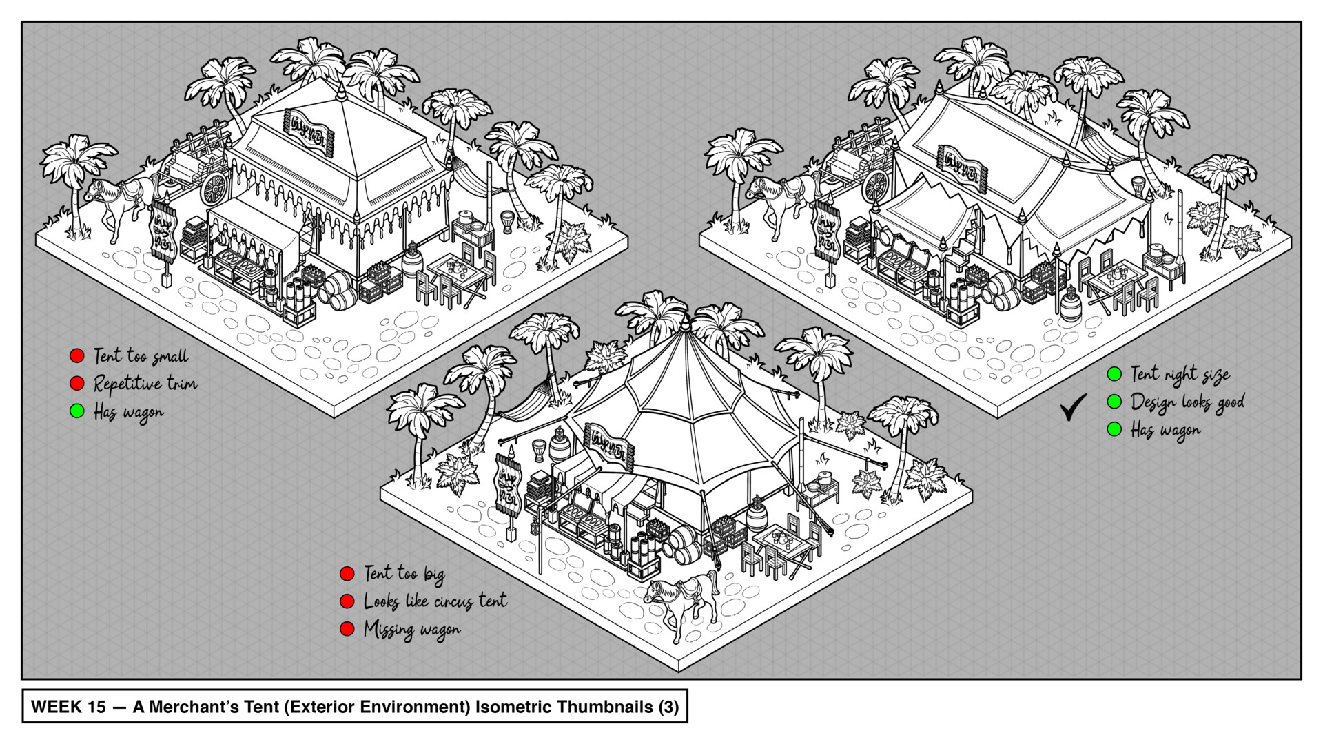 Suu Nayche Shein - Merchant's Tent (Environment Design)