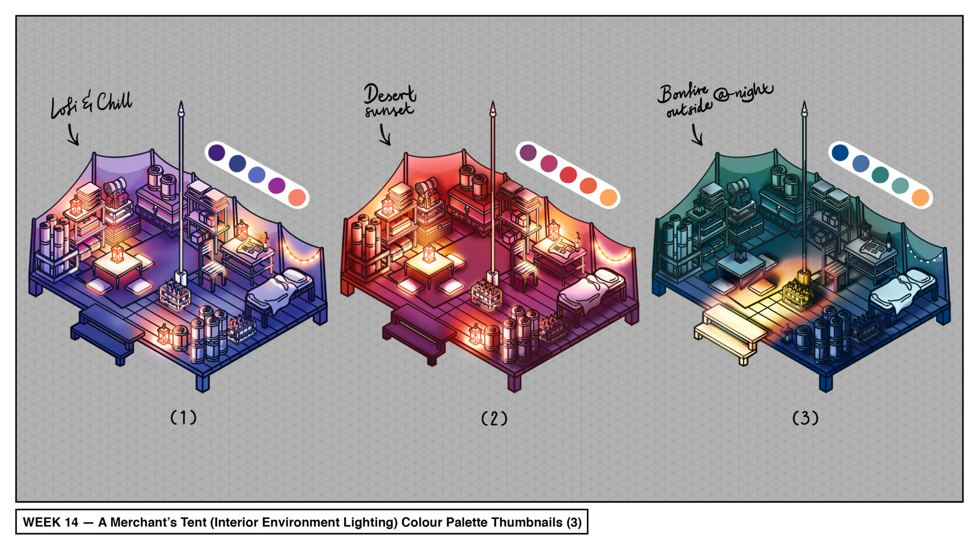 Suu Nayche Shein - Merchant's Tent (Environment Design)